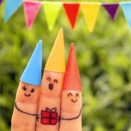 Buy wholesale Greetings card, finger people (FM218)