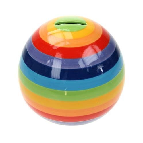 Buy wholesale Rainbow money box round (KC1605)