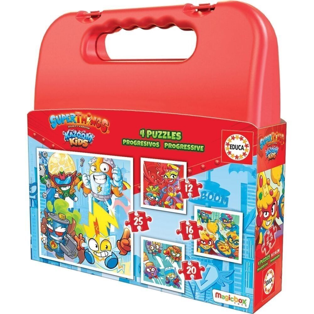 Buy wholesale Superthings Progressive Puzzle Suitcase 12-16-20-25 pieces