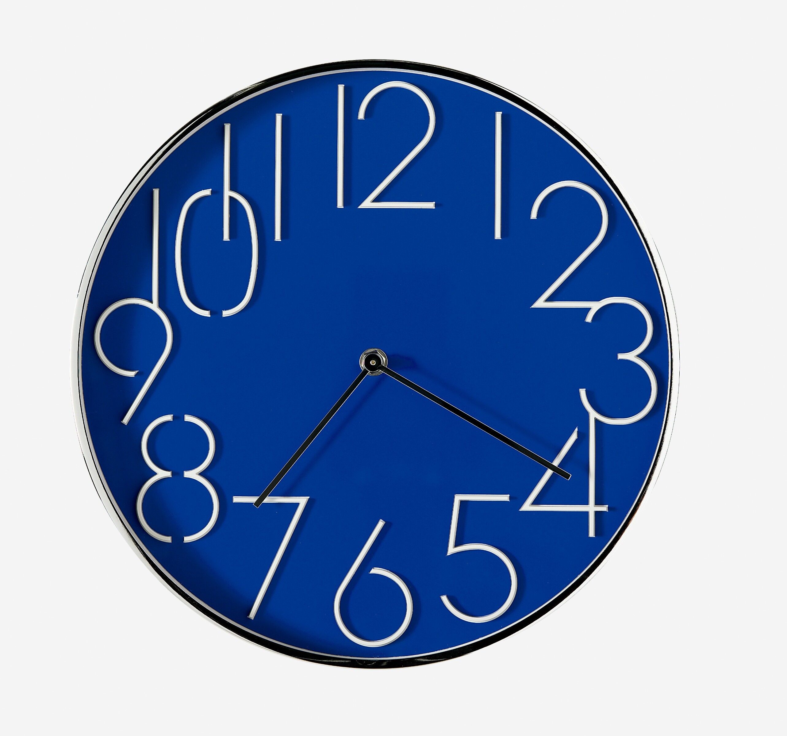 Buy wholesale Blue round clock 30 cm