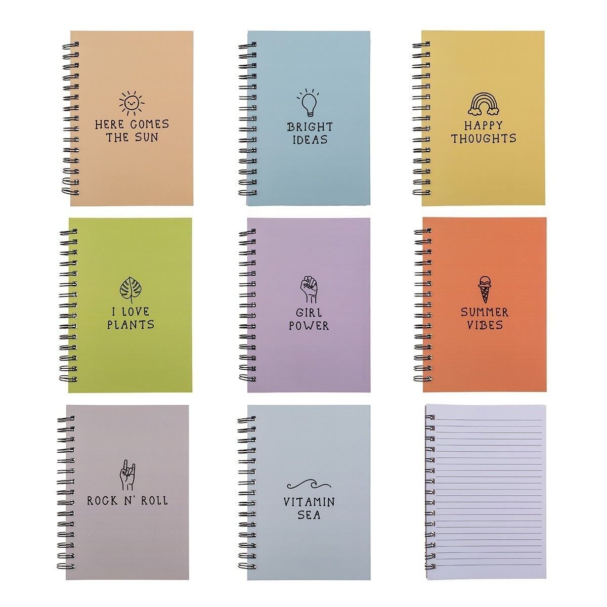 Buy wholesale Pastel spiral notebooks
