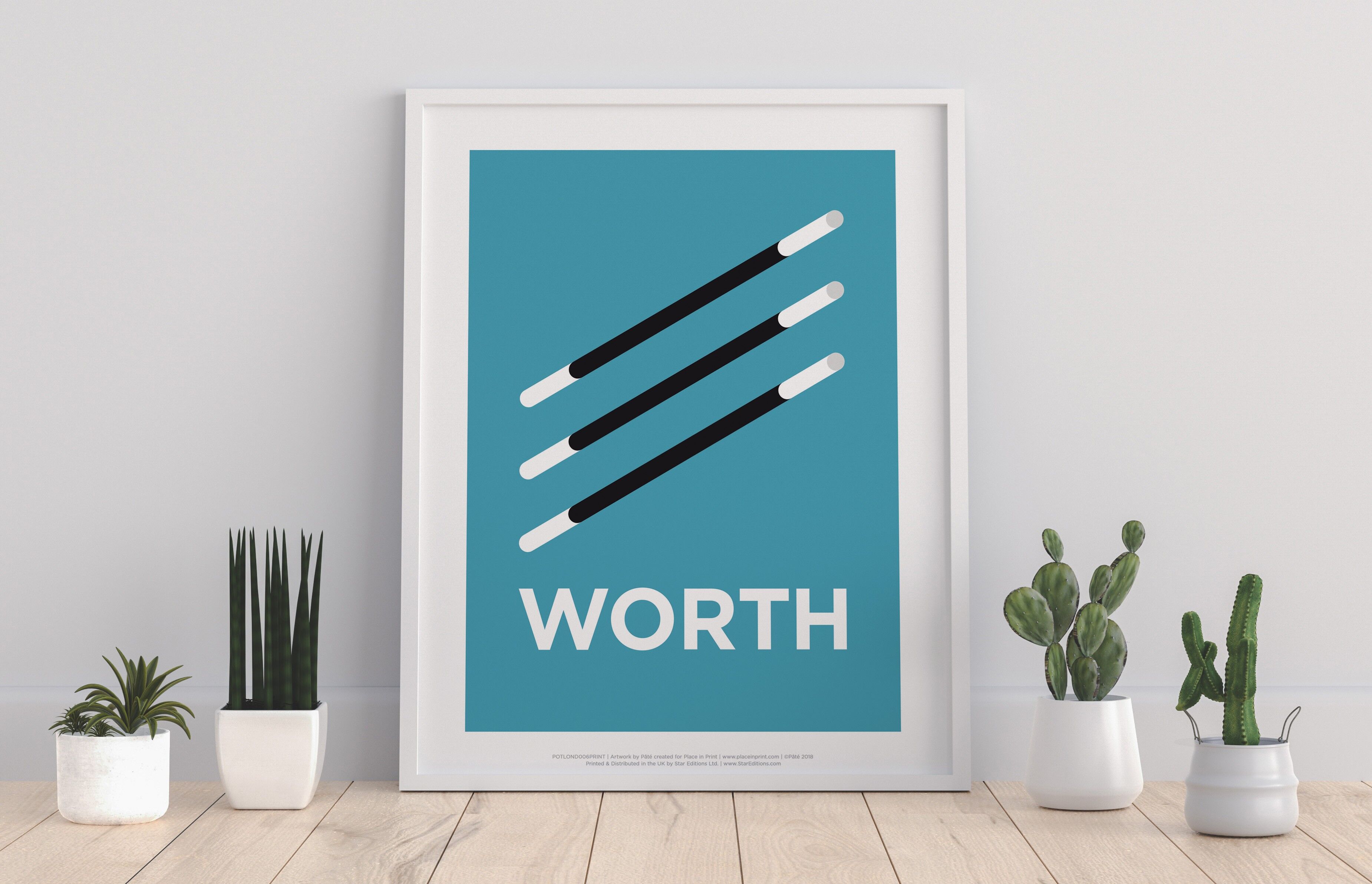 Buy wholesale Rebus Symbols - Wandsworth - 11X14” Premium Art Print