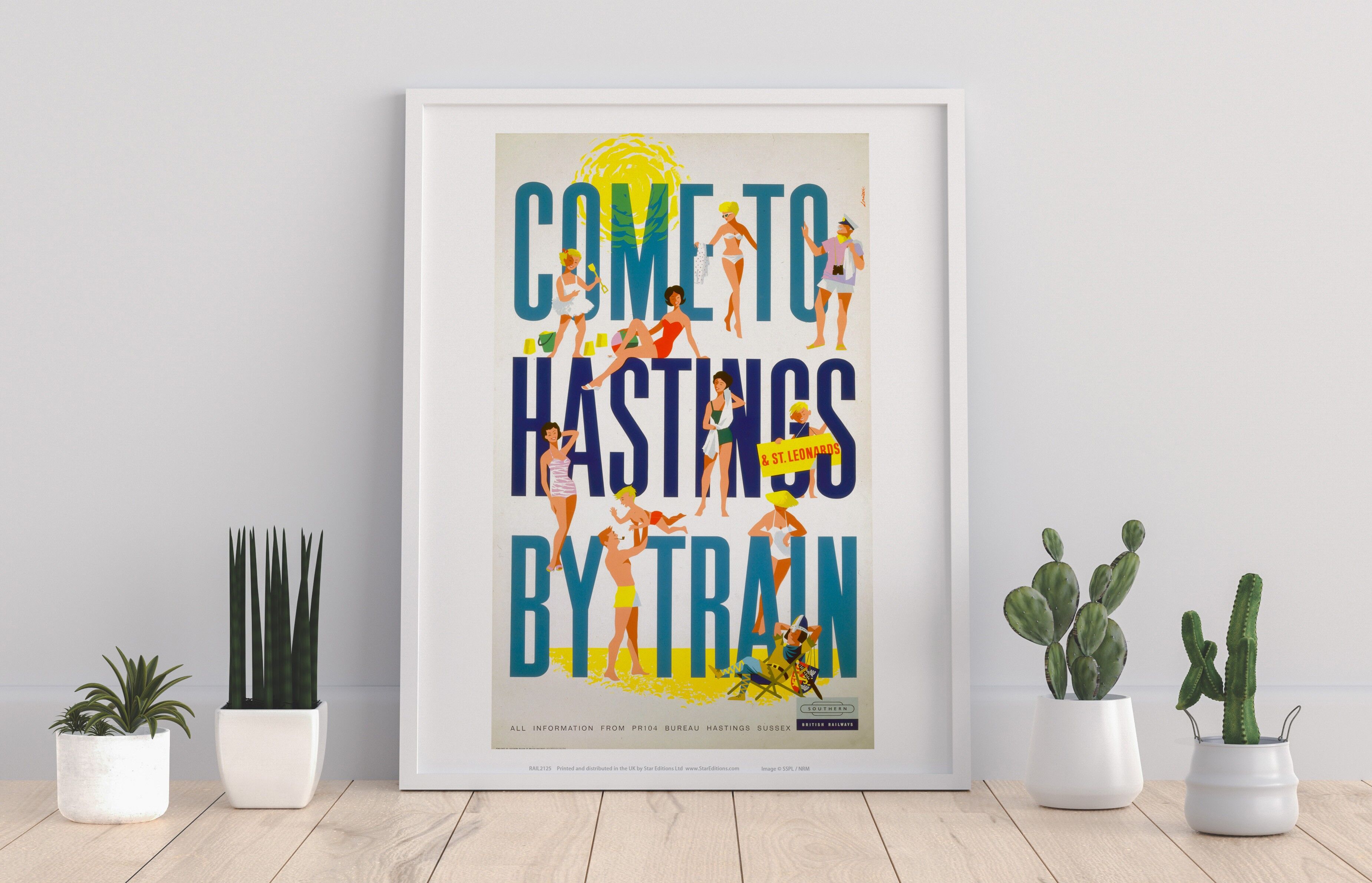 Buy wholesale Come To Hastings By Train - Southern Railway - Art Print