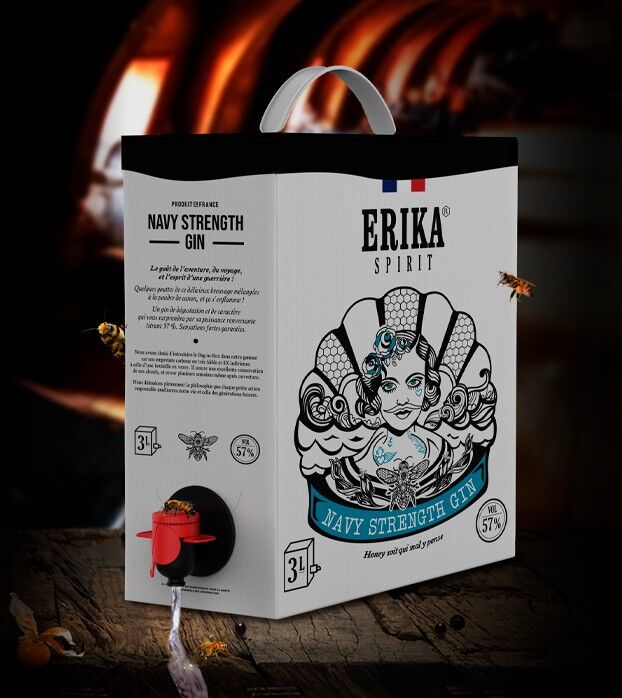 Achat Erika Navy Strength 3 litres BIB en gros