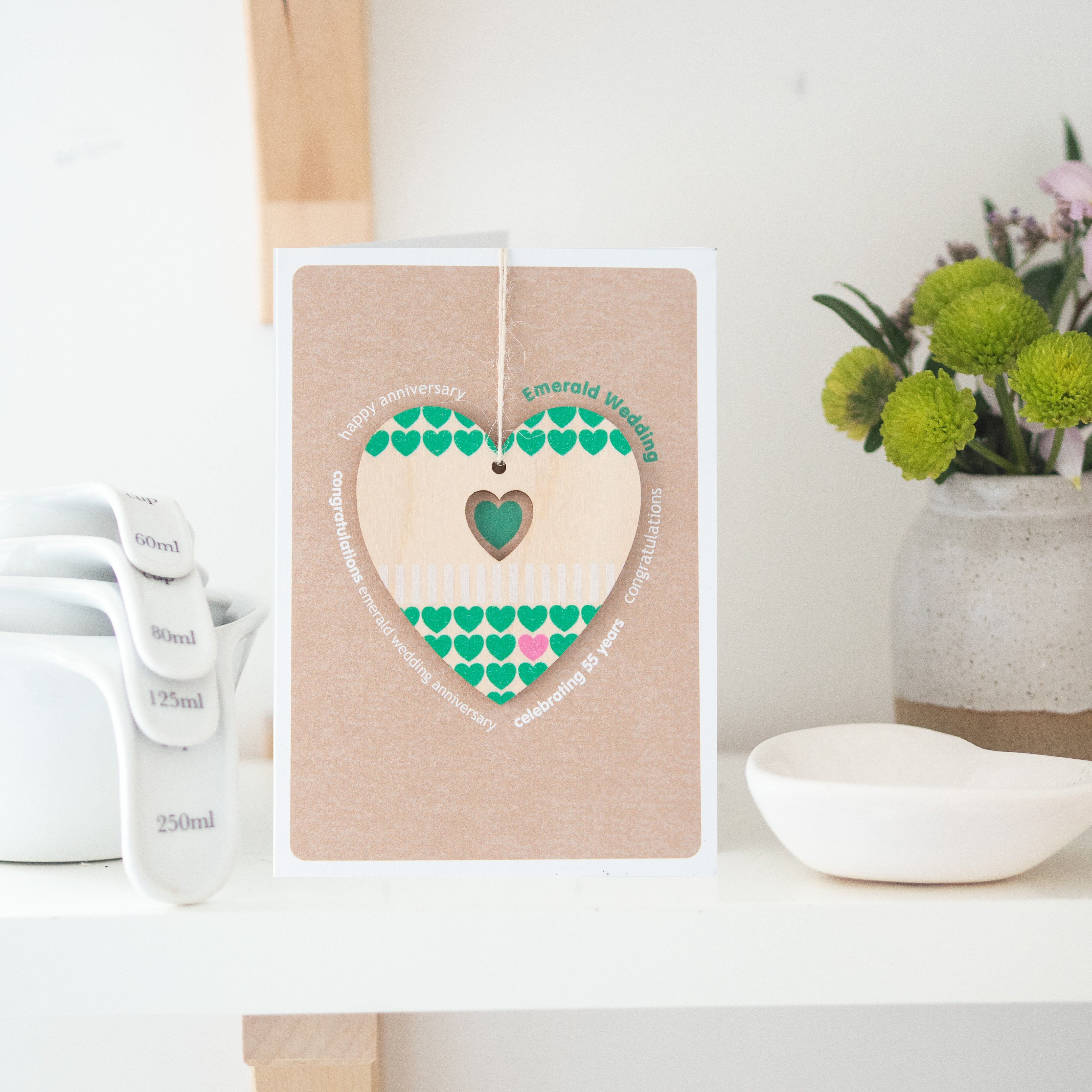 Buy wholesale Emerald Wedding Anniversary Card