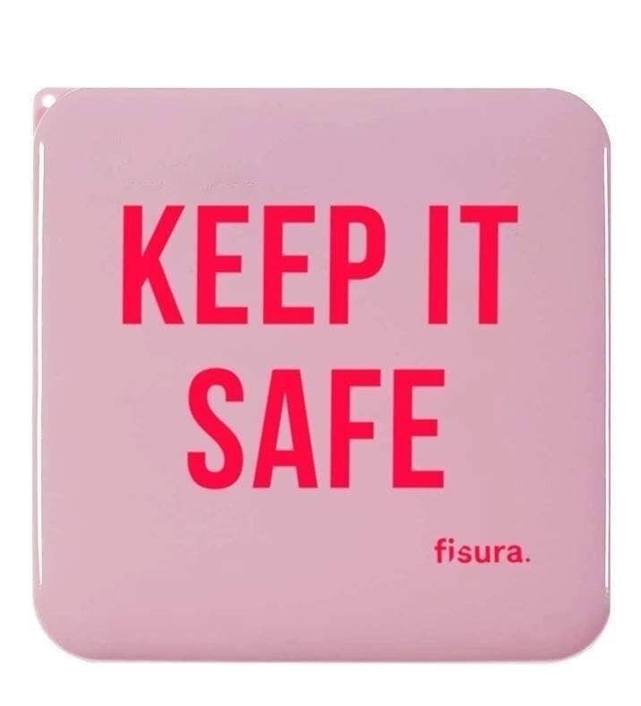 Compra Funda Rígida Porta Mascarillas «Keep it Save» Rosa al por mayor