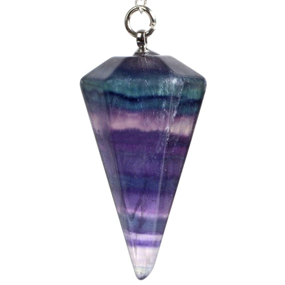 Achat Pendule Cône en Fluorite Multicolore en gros
