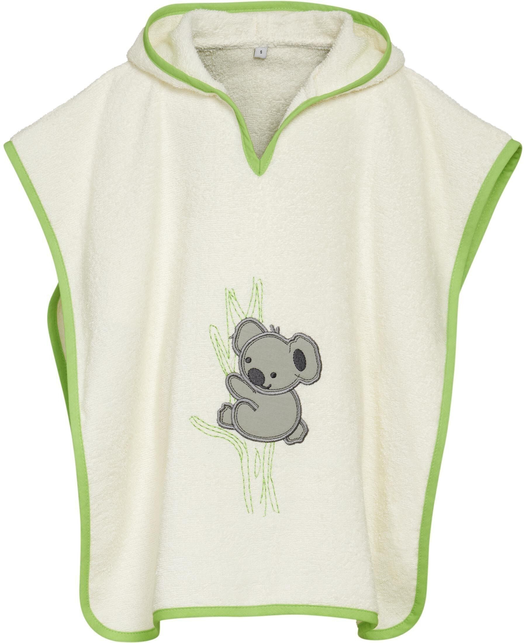 Buy wholesale Terry cloth poncho koala beige