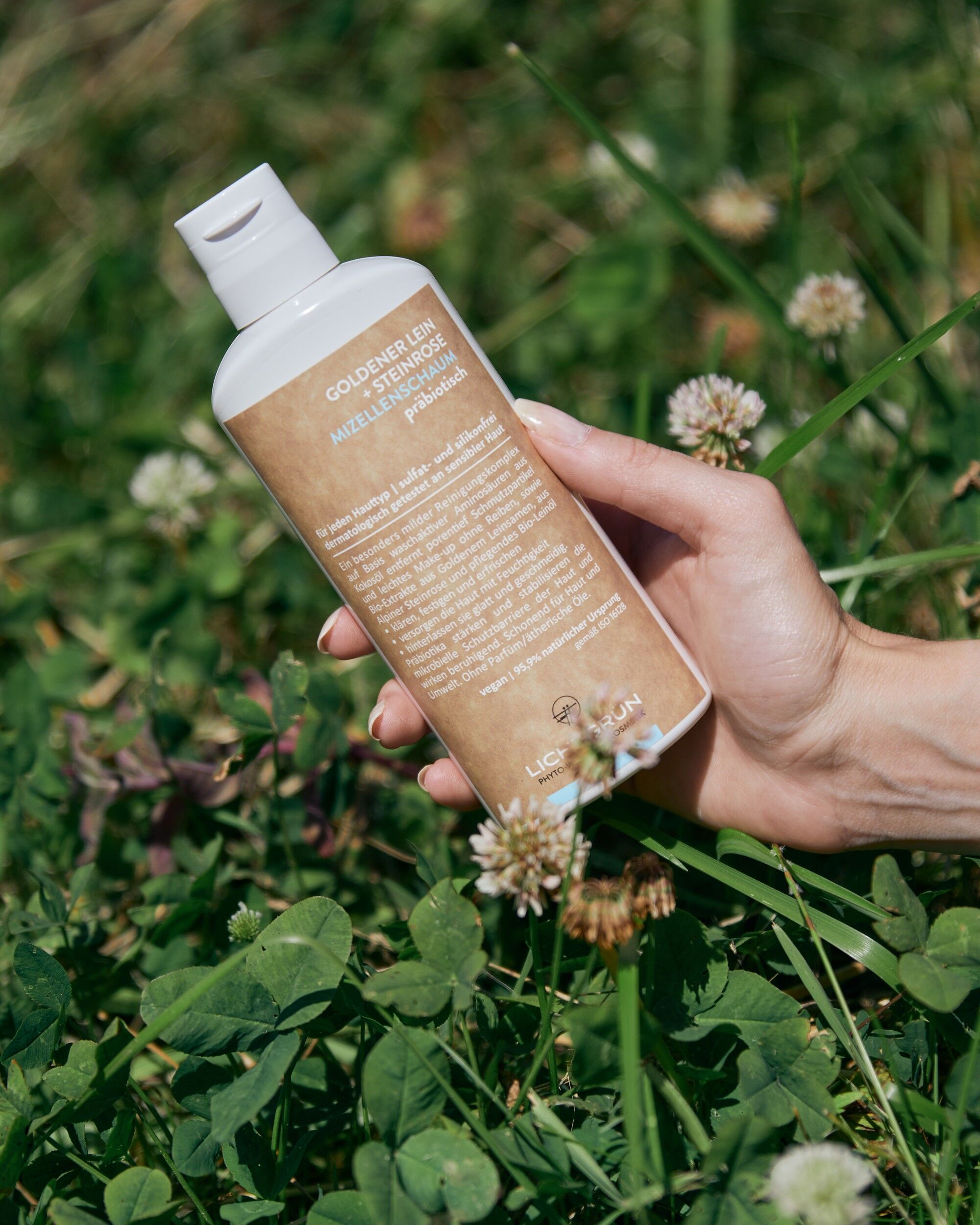 Buy wholesale Micellar foam golden flax + rock rose prebiotic