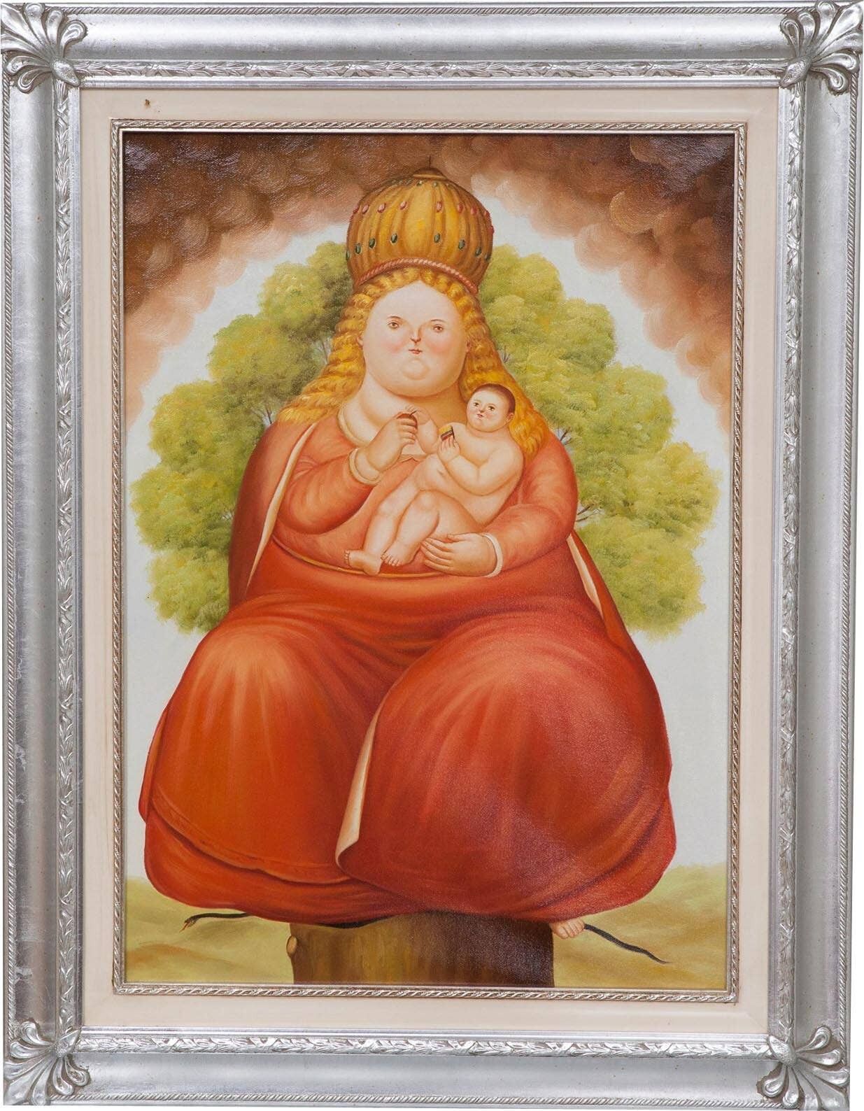 Buy wholesale Hand Painted Oil On Canvas With Wooden Frame Fin X1160