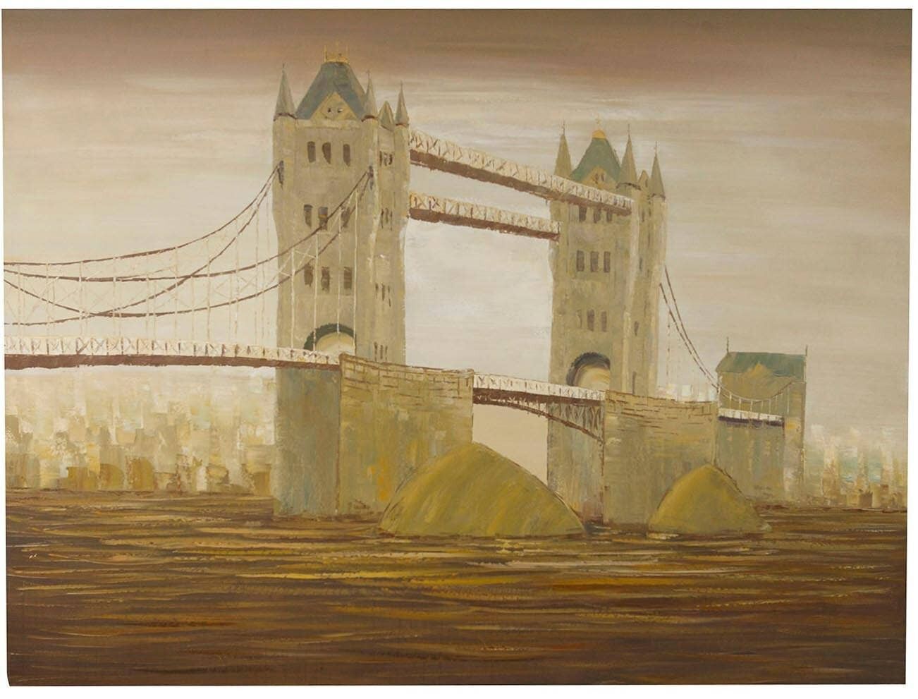 Achat Huile Sur Toile Peinte à La Main Tower Bridge 200 en gros