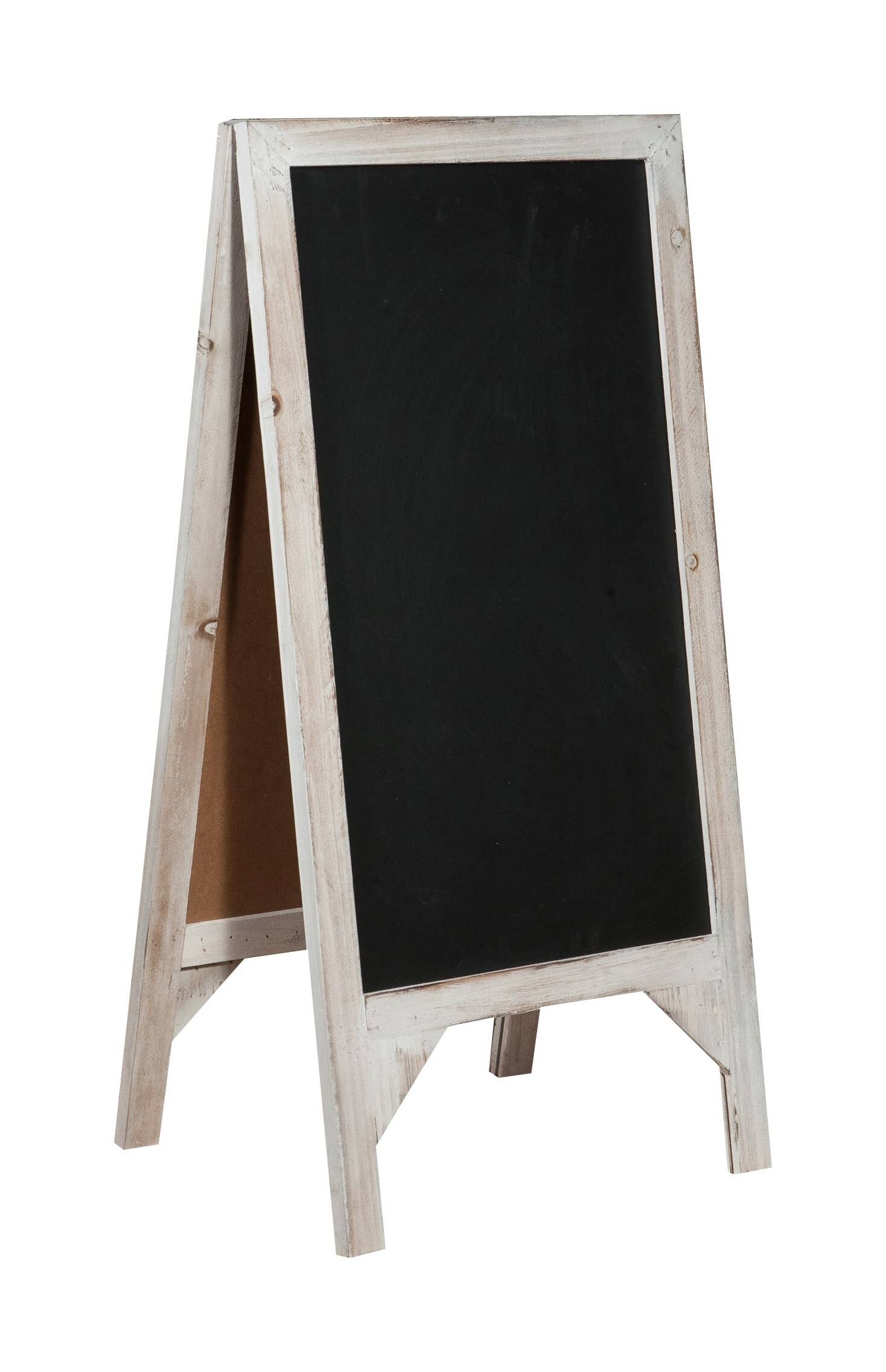 Compra Pizarra De Doble Cara Con Marco De Madera De L5845 al por mayor