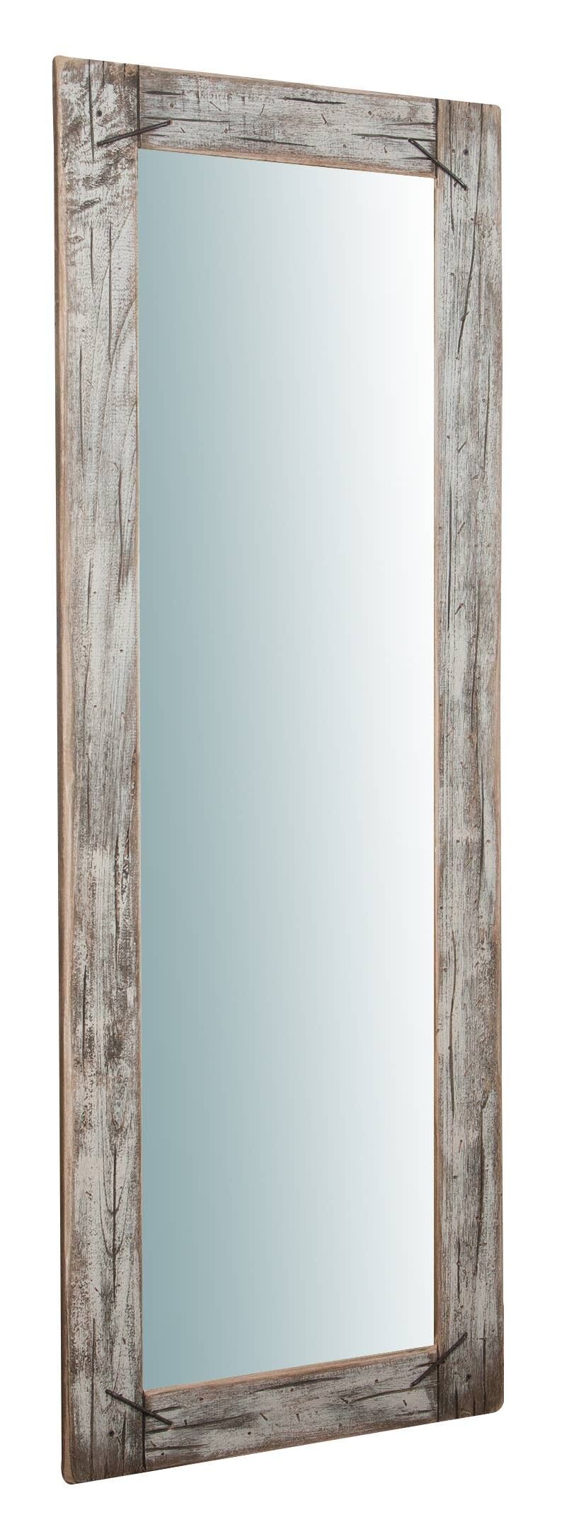 Achat Grand miroir mural rustique en bois massif en gros