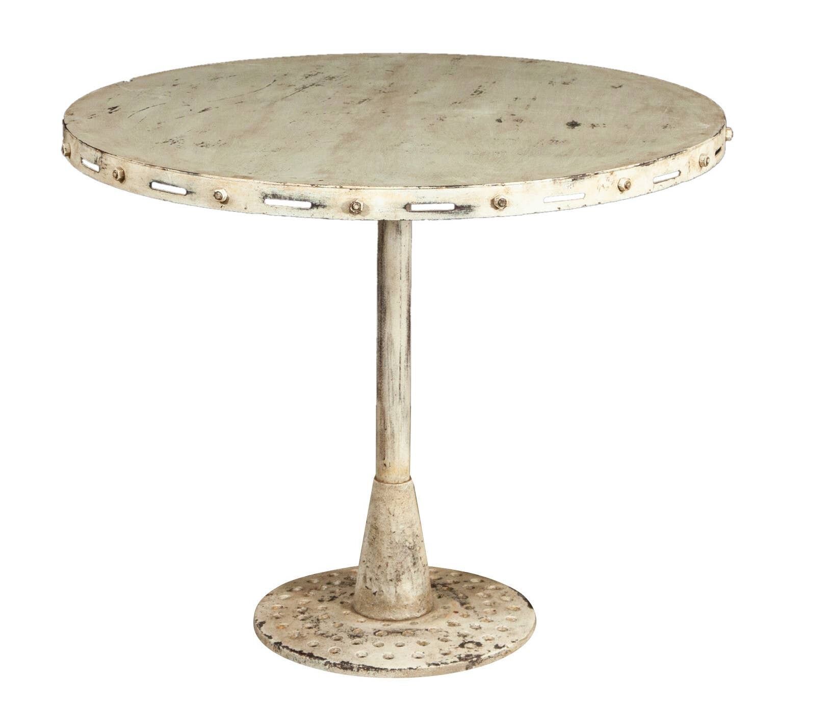 Buy wholesale Folding Table In Wrought Iron White Anticat Finish