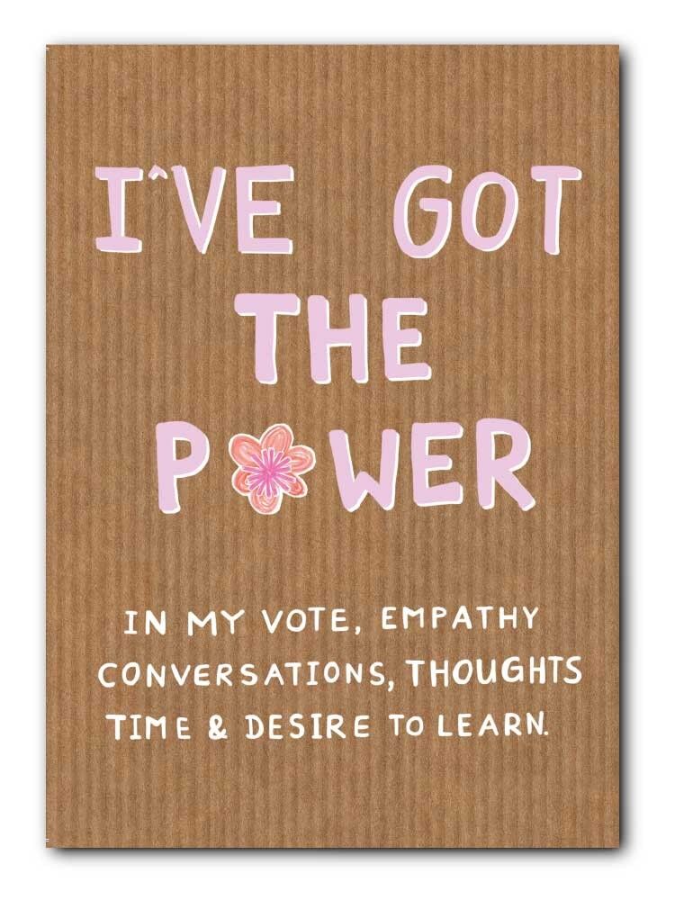 Buy wholesale Postcard I've got the power