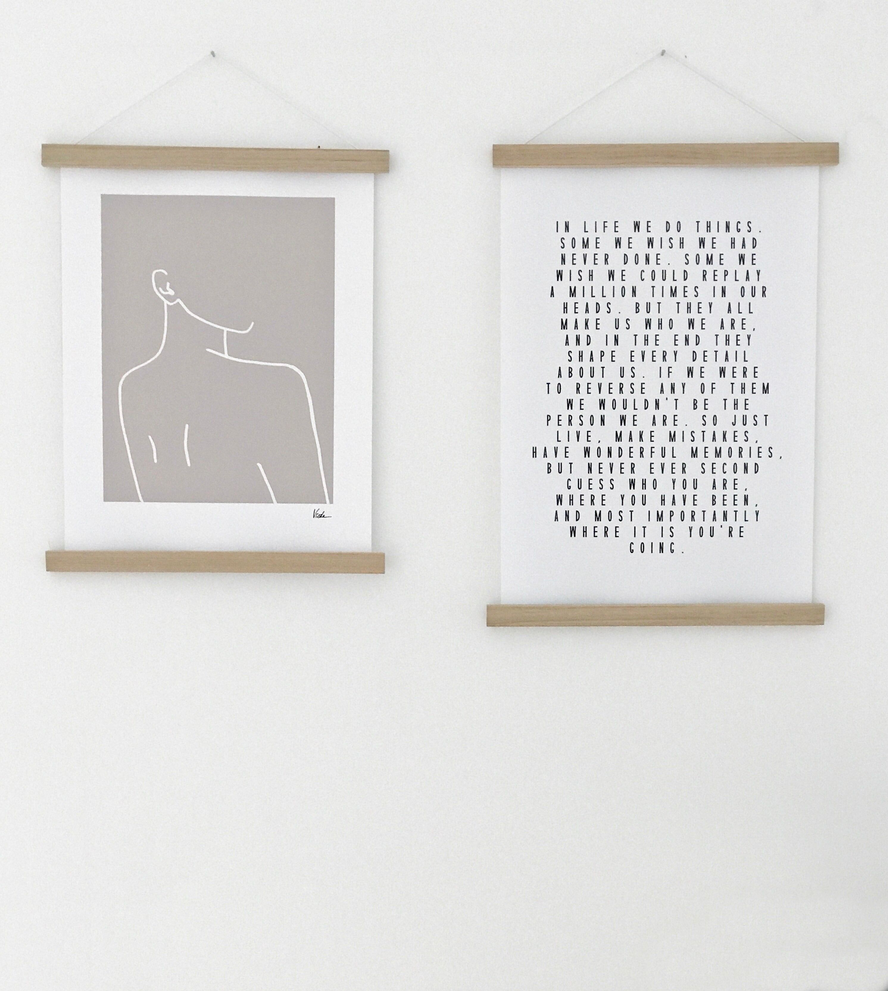 Buy wholesale Magnetic poster hangers A4 - oak