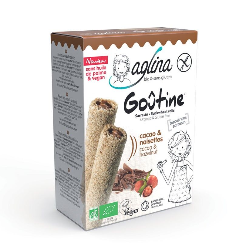 Achat Goûtine cacao & noisettes sans huile de palme boîte 125g en gros