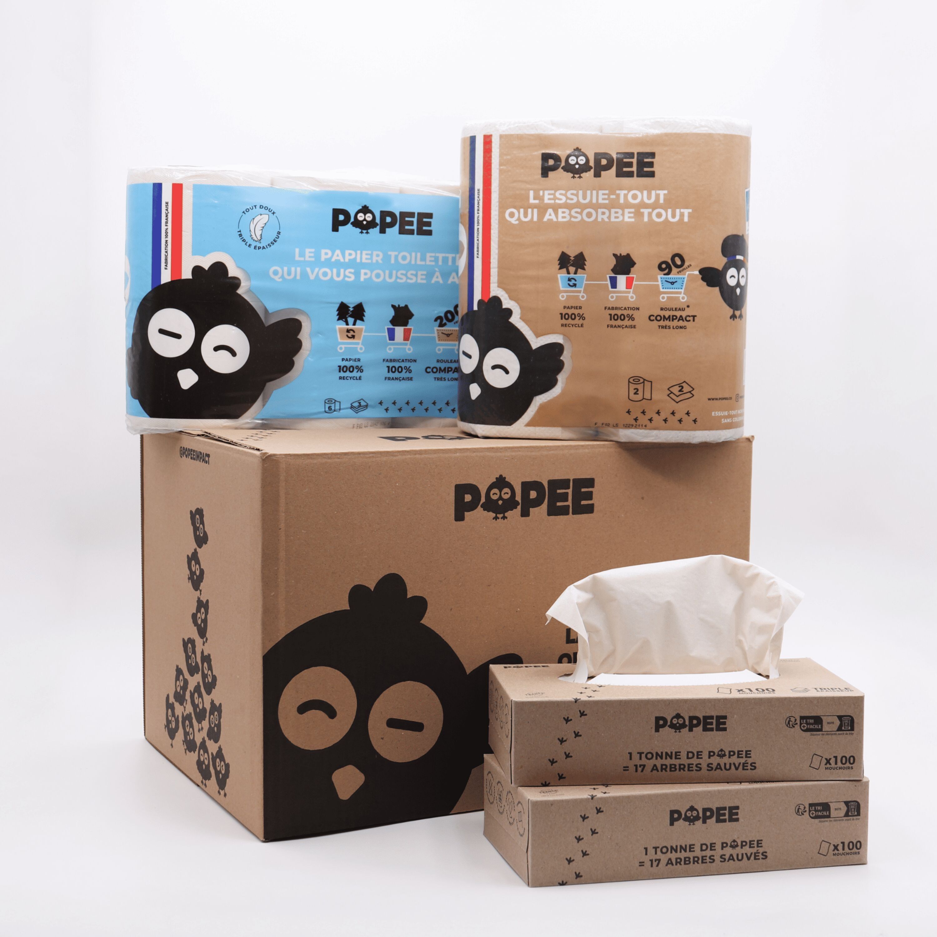 Achat Gamme CONFORT - Papiers d'hygiène Popee en gros