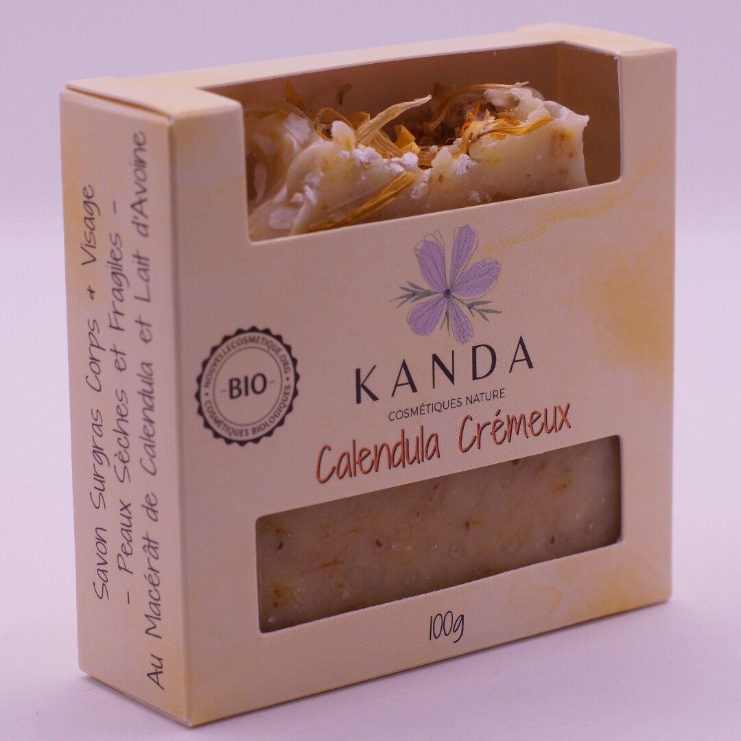 Achat Savon Artisanal Surgras BIO - Calendula Crémeux en gros