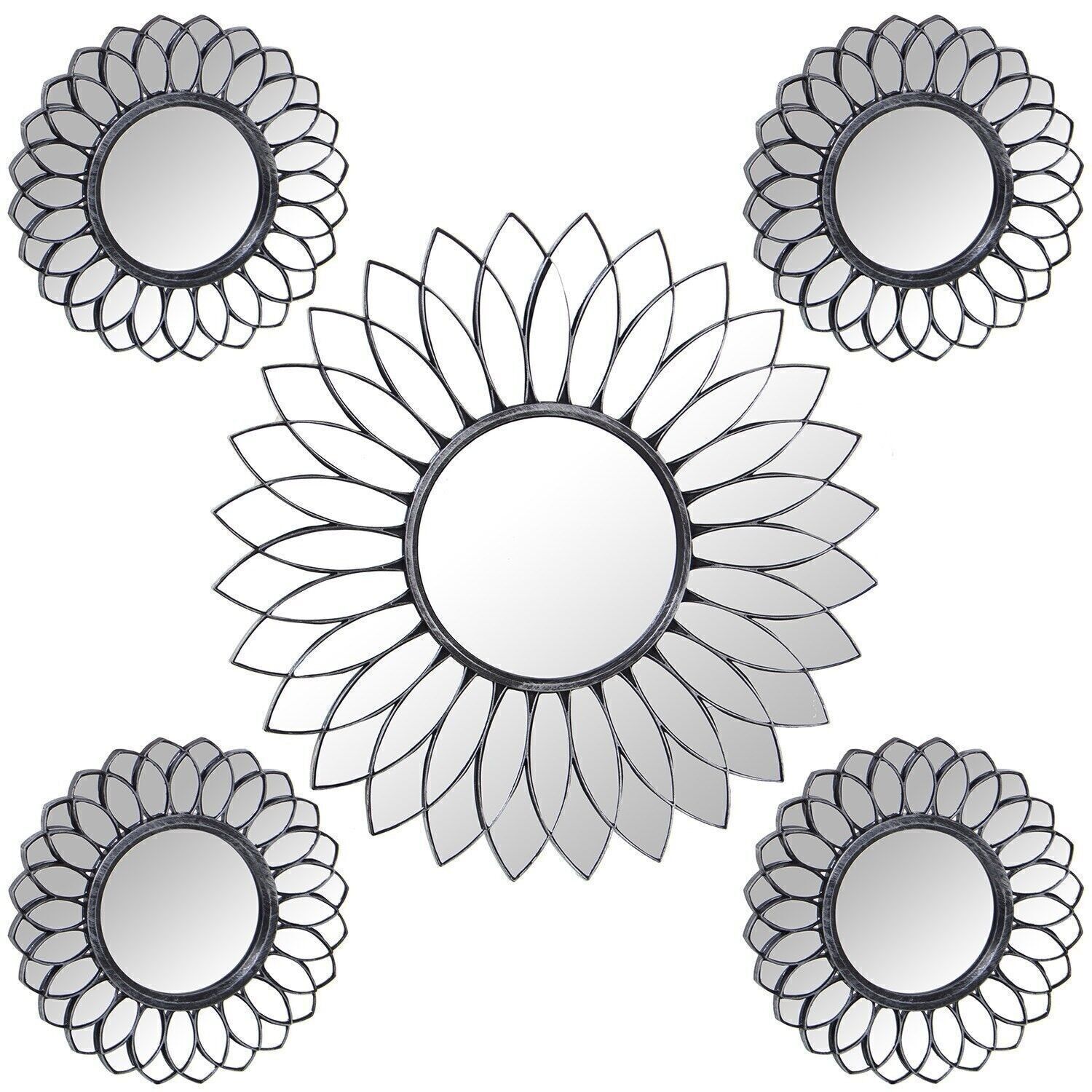 Buy wholesale SET 5 MELAMINE APPLIQUES WITH SILVER MIRROR 1X°55CM + 4X ...