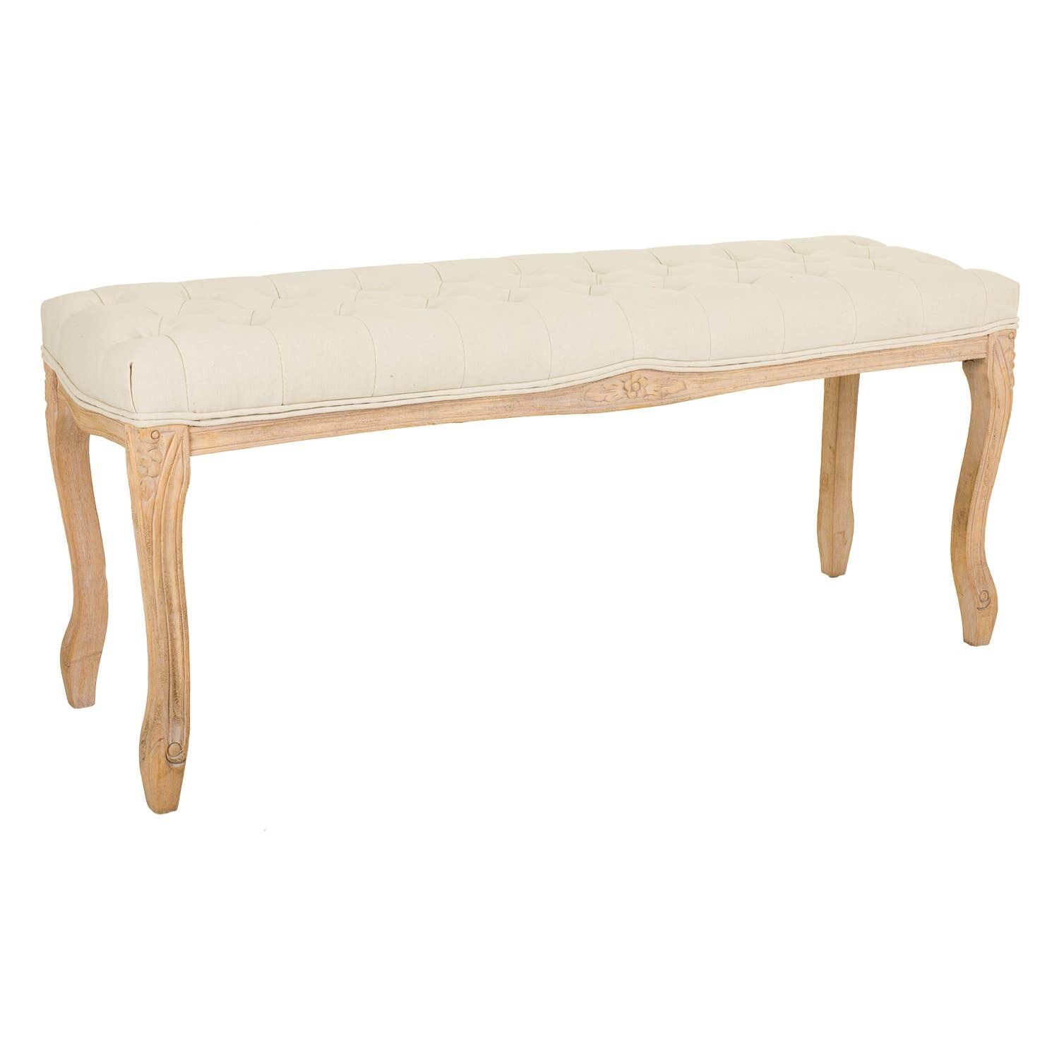 Buy wholesale Upholstered wooden bench reference: 23371