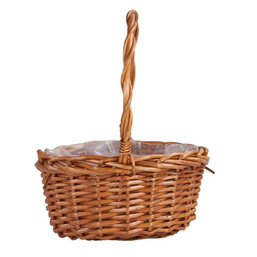 Buy wholesale Round buff wicker basket reference: 13193