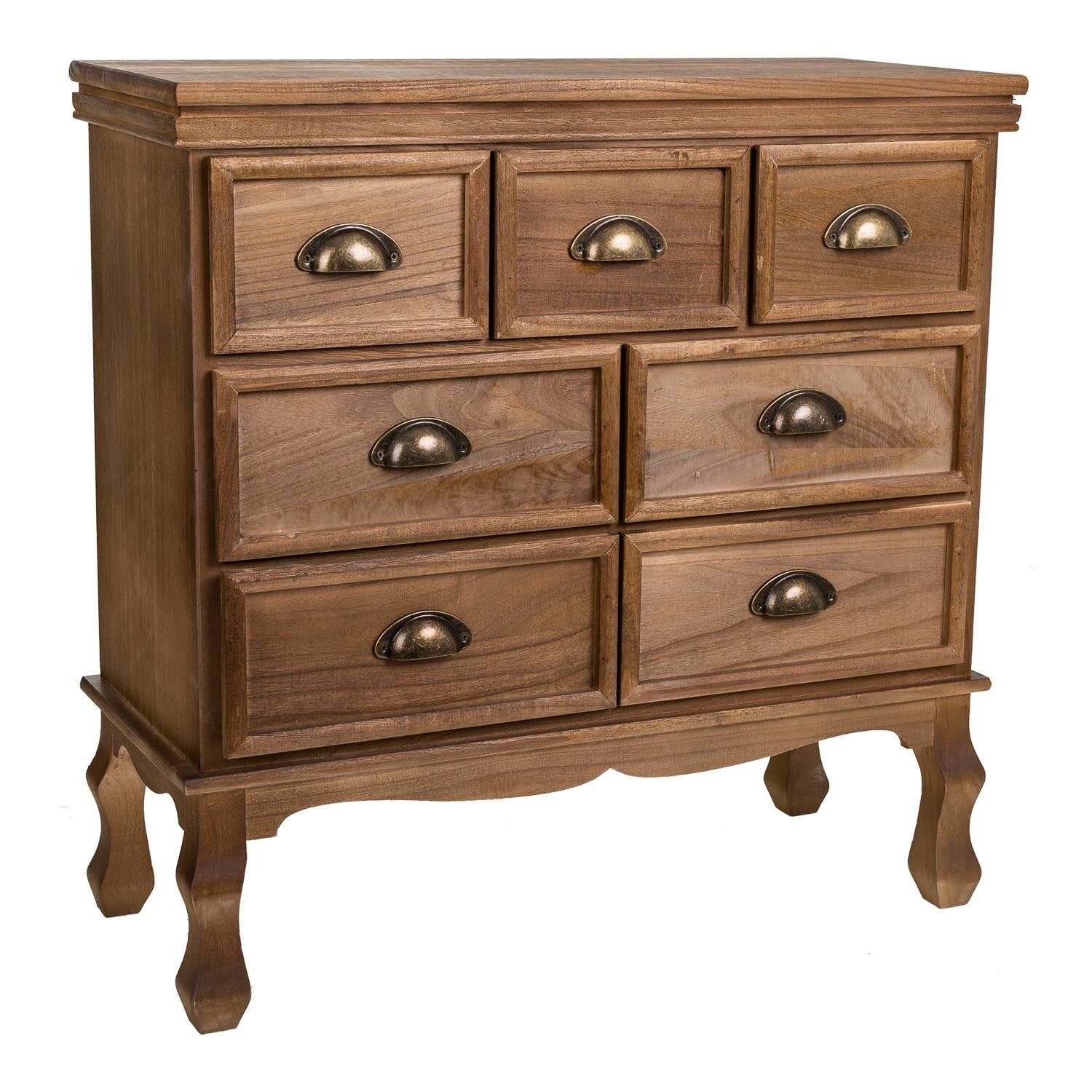 Buy wholesale Wooden chest of 7 drawers reference: 20321