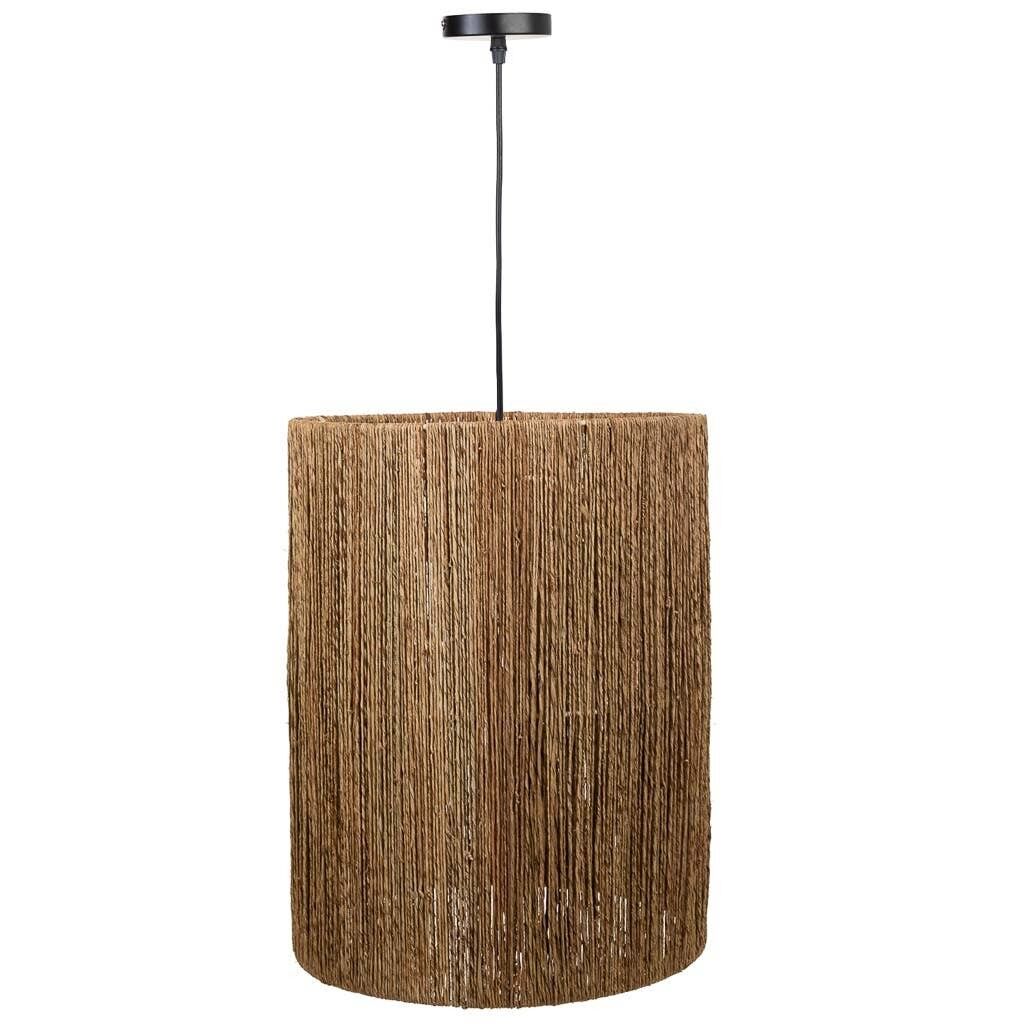 Buy wholesale BROWN JUTE CEILING LAMP 35x35x45h cm reference 24646