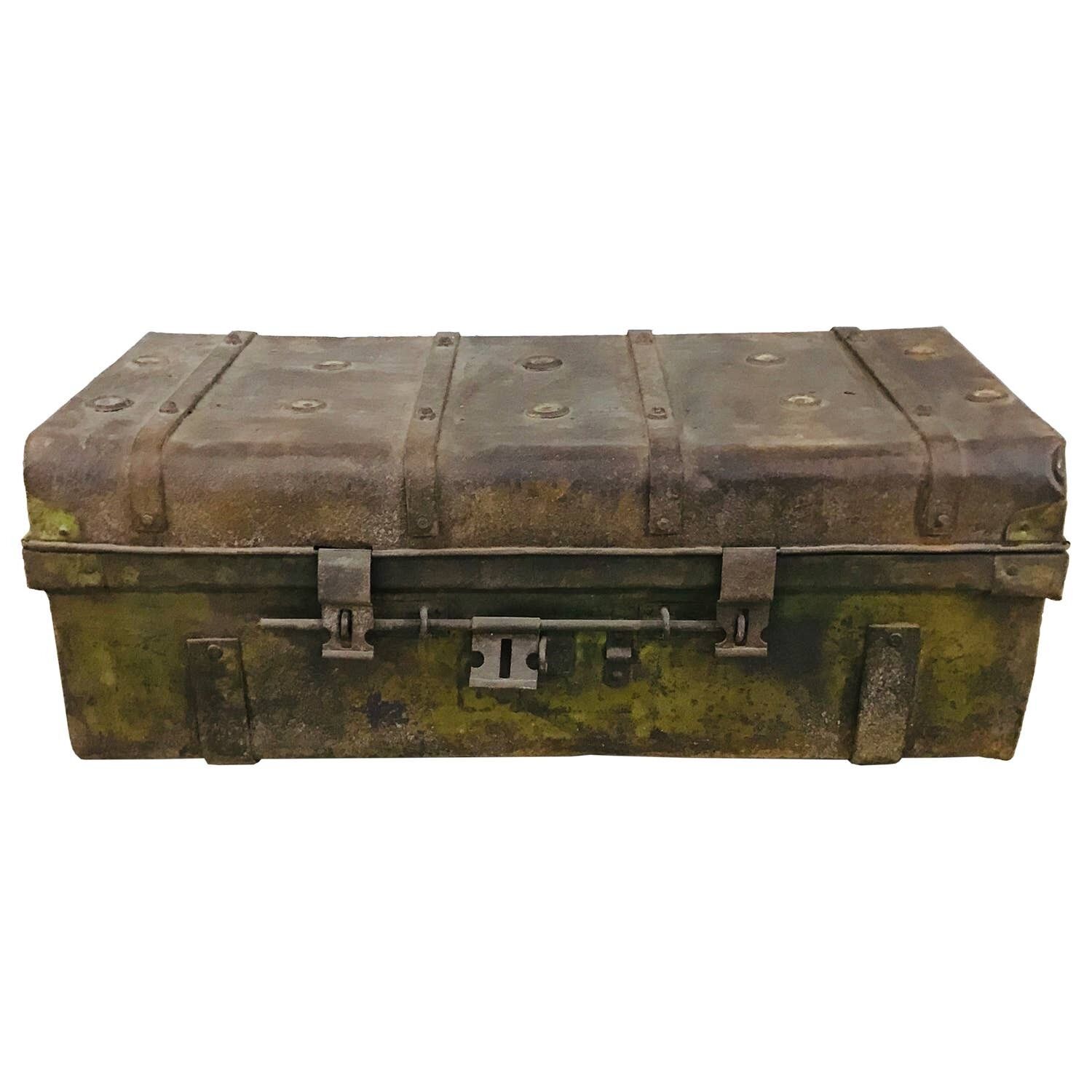 Buy wholesale Handcrafted finish metal suitcase reference 22815