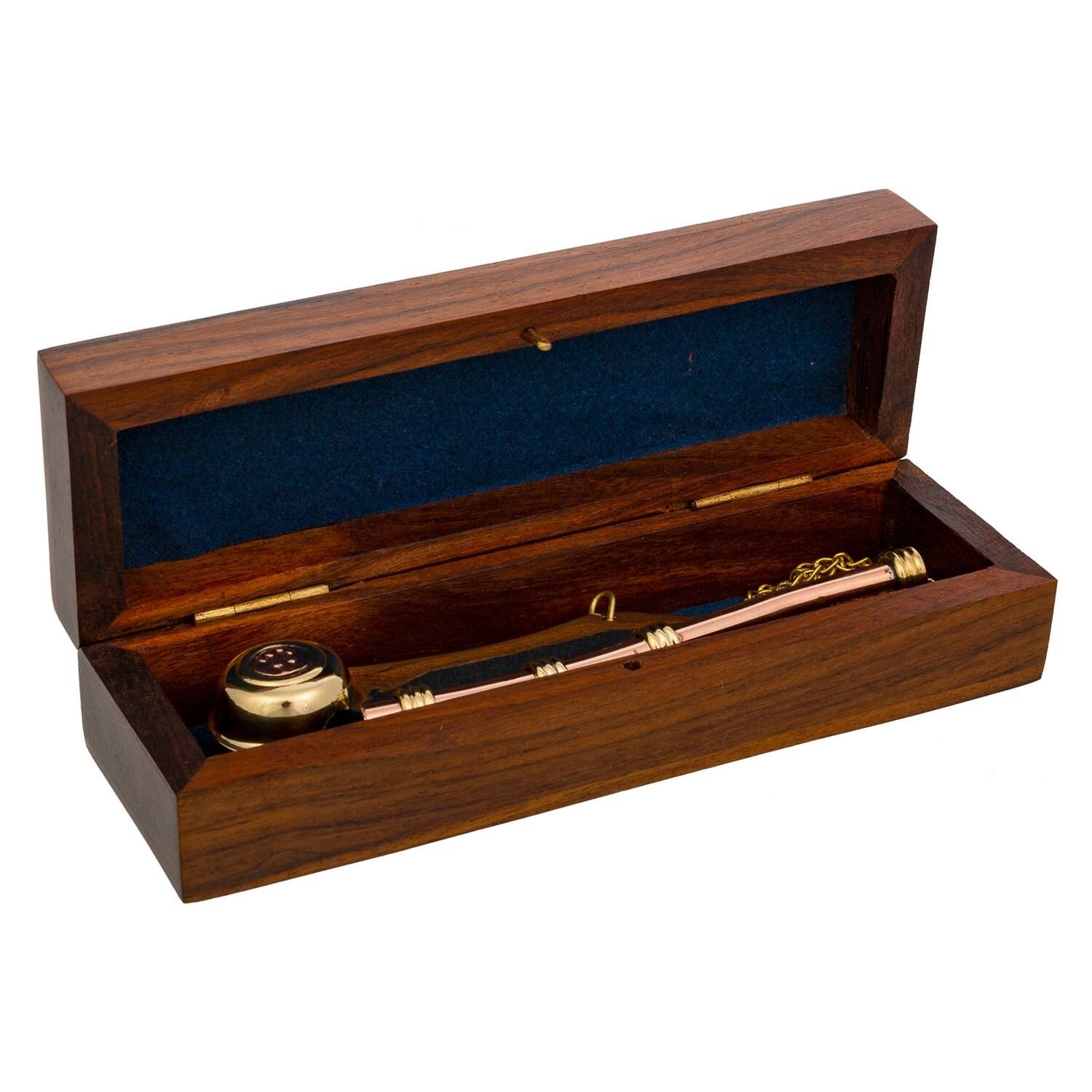 Buy wholesale Metal and wood whistle with wooden box reference 23004