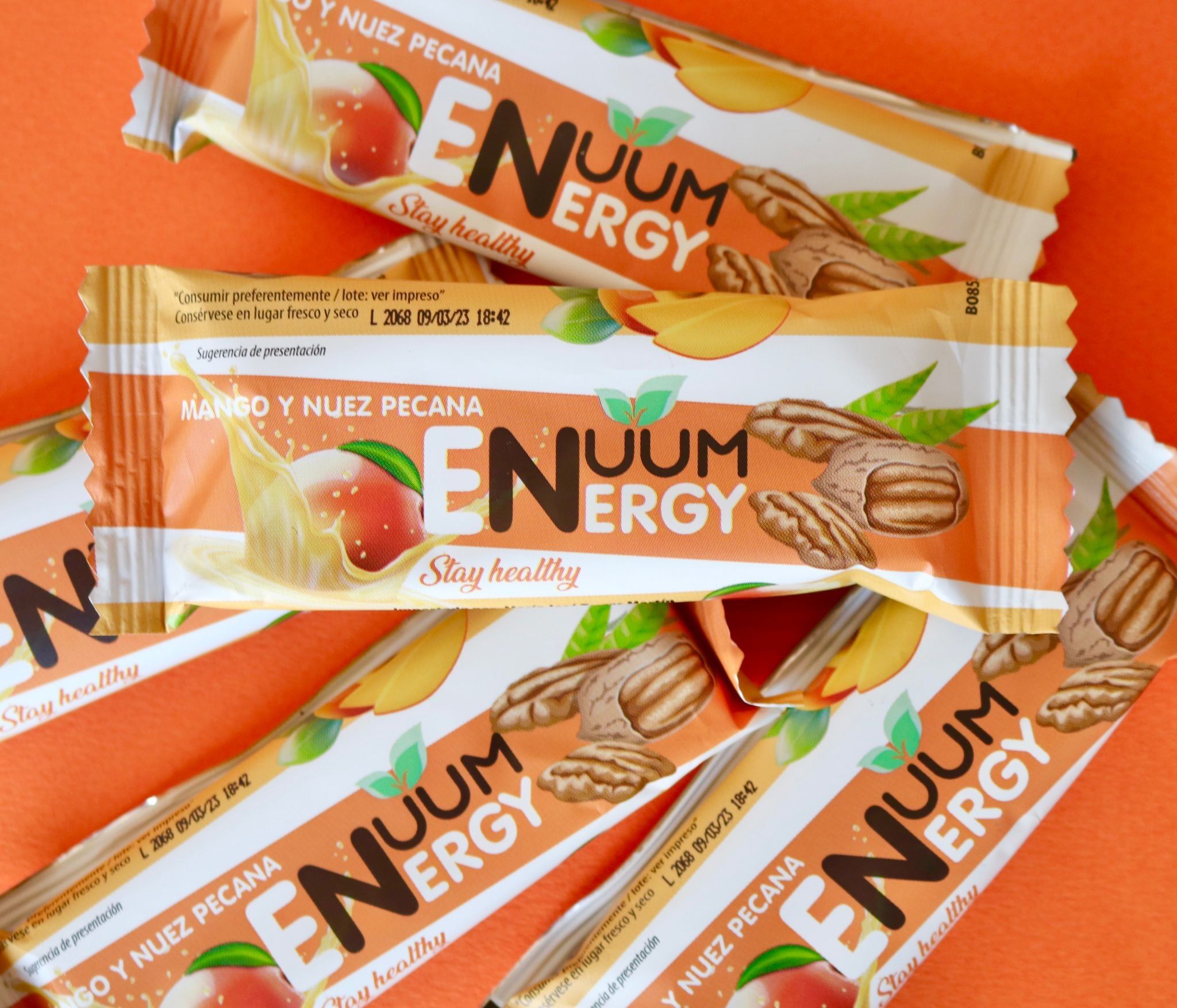 Compra Barritas NUUM Energy Mango y nuez pecana al por mayor