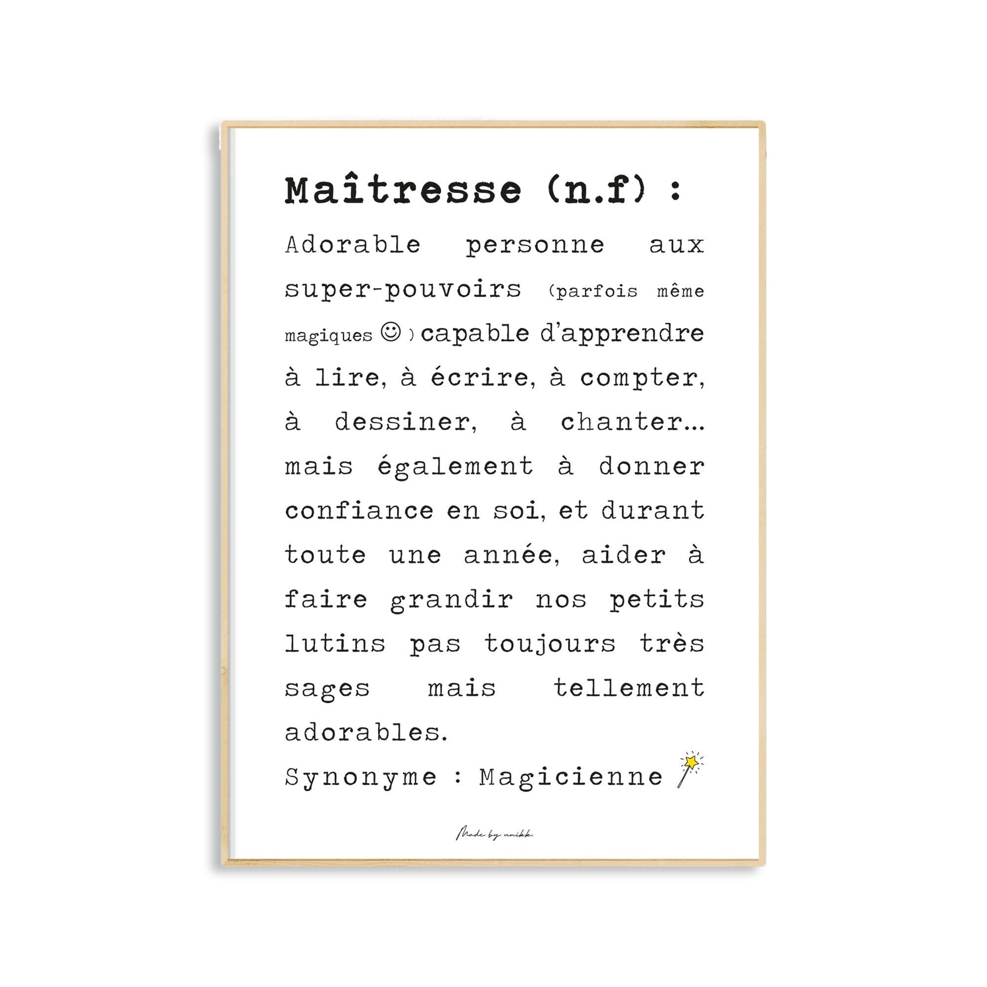 Compra Póster de definición de amante A4 al por mayor