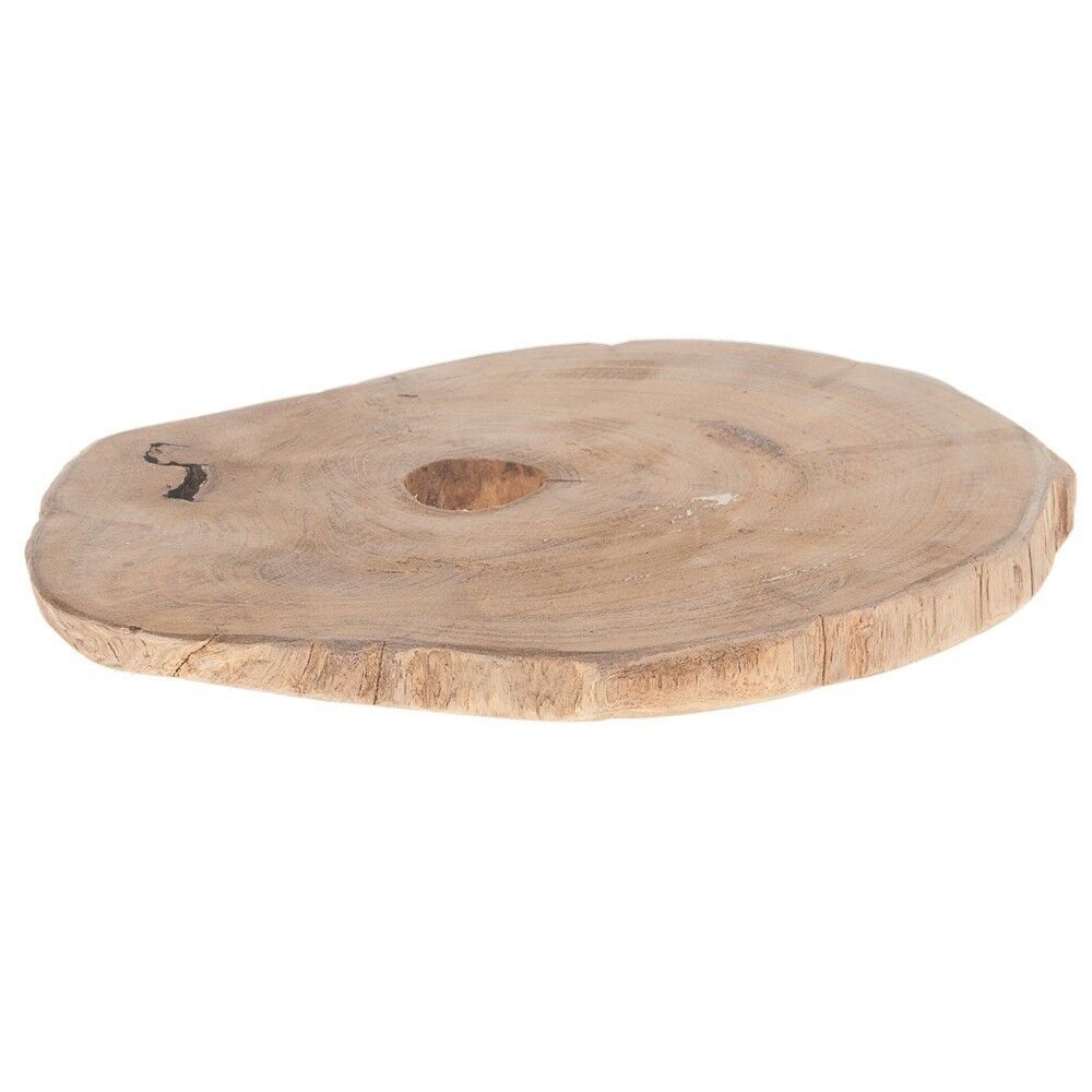 Achat Disque en teck naturel 23x23x2 cm en gros