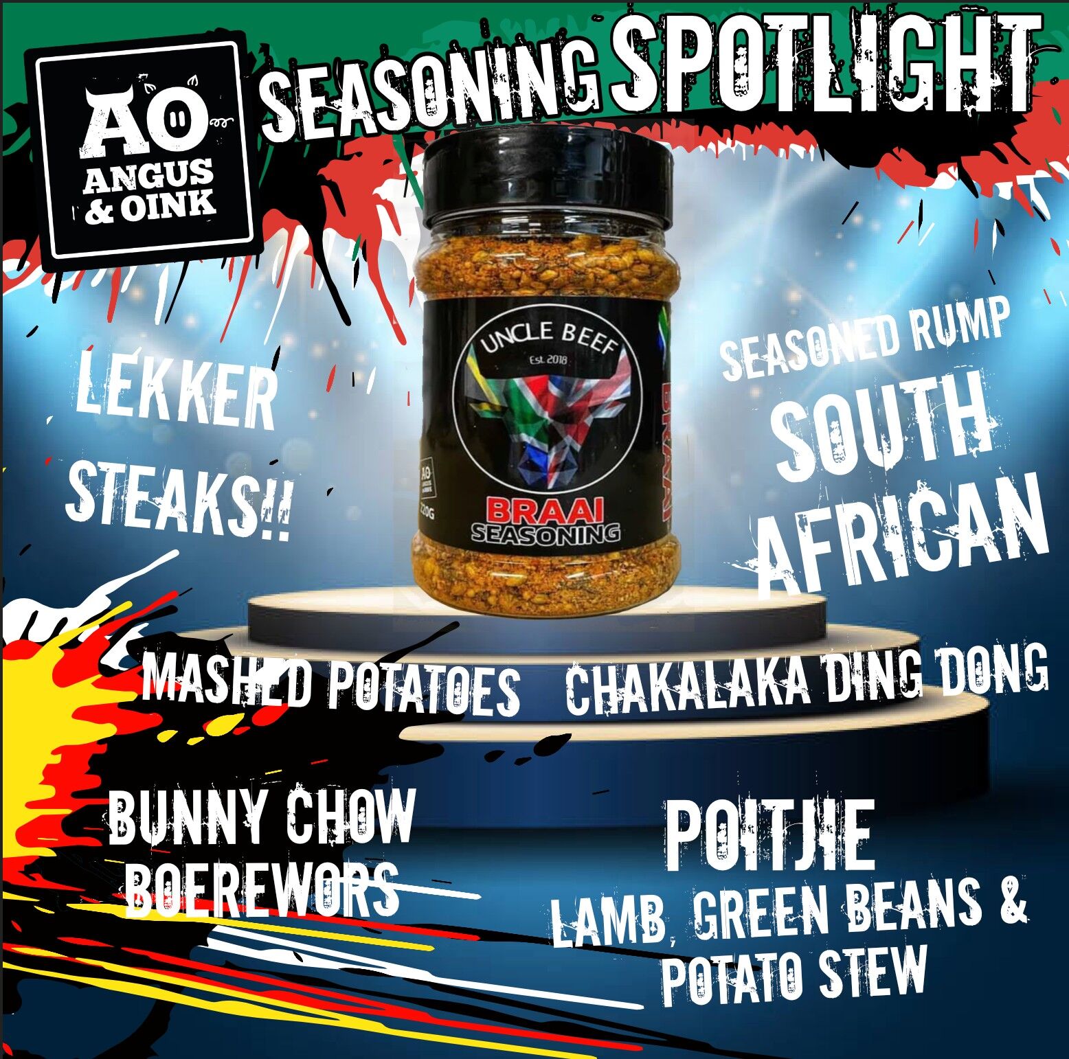 Buy wholesale A&O X Uncle Beef Braai Seasoning