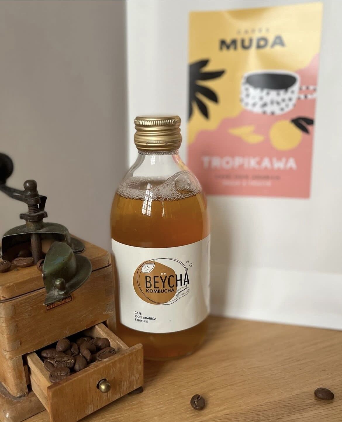 Achat BeÿCha Kombucha Café 33cl*12 en gros