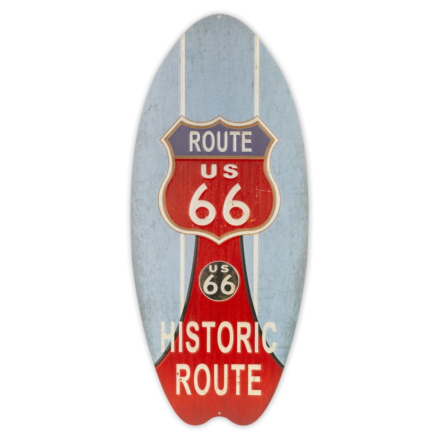 Kaufen Sie Dekoratives Blech Wandrahmen Dekoration Route 66 23X53 zu ...