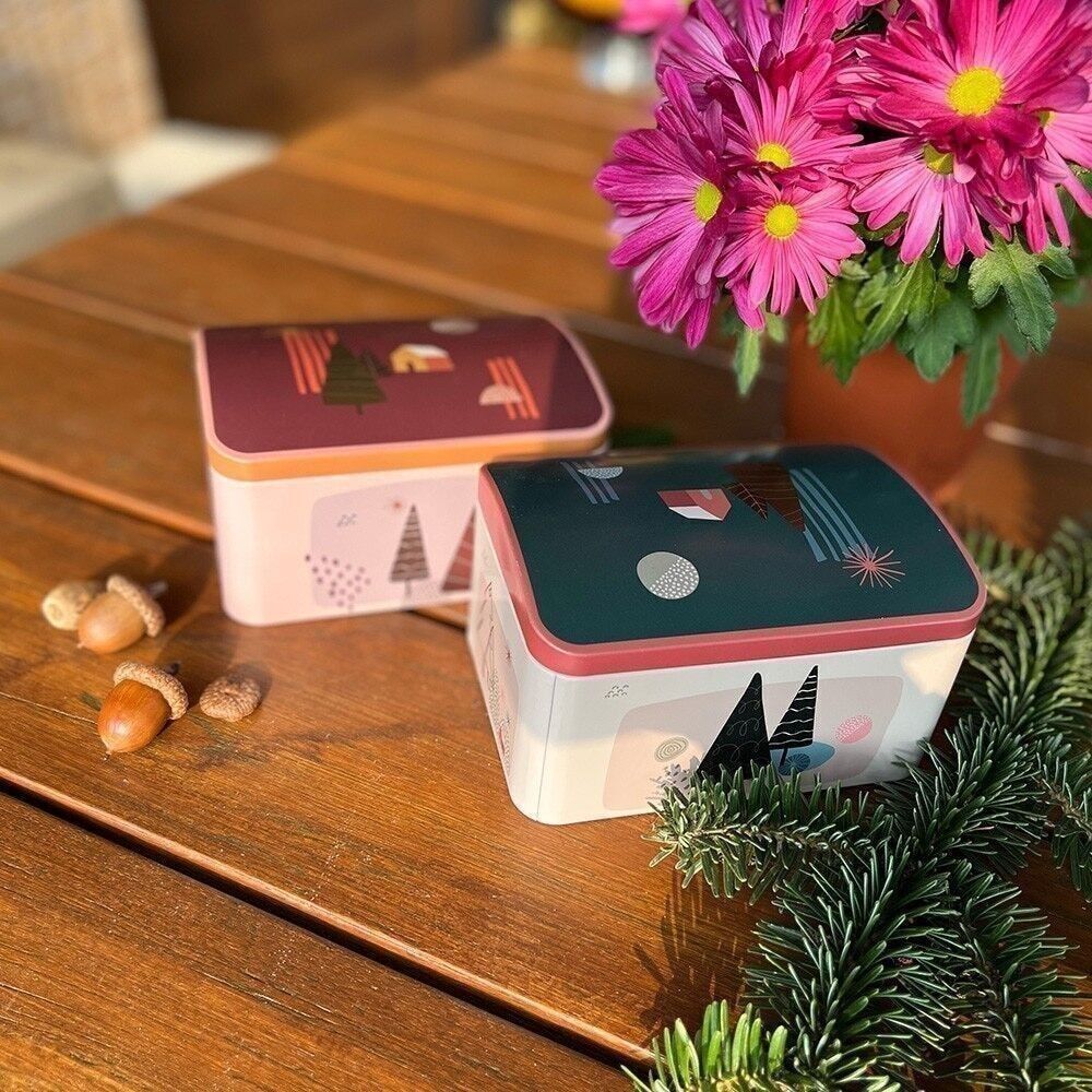 Achat Kit de 2 pots à biscuits en étain en gros