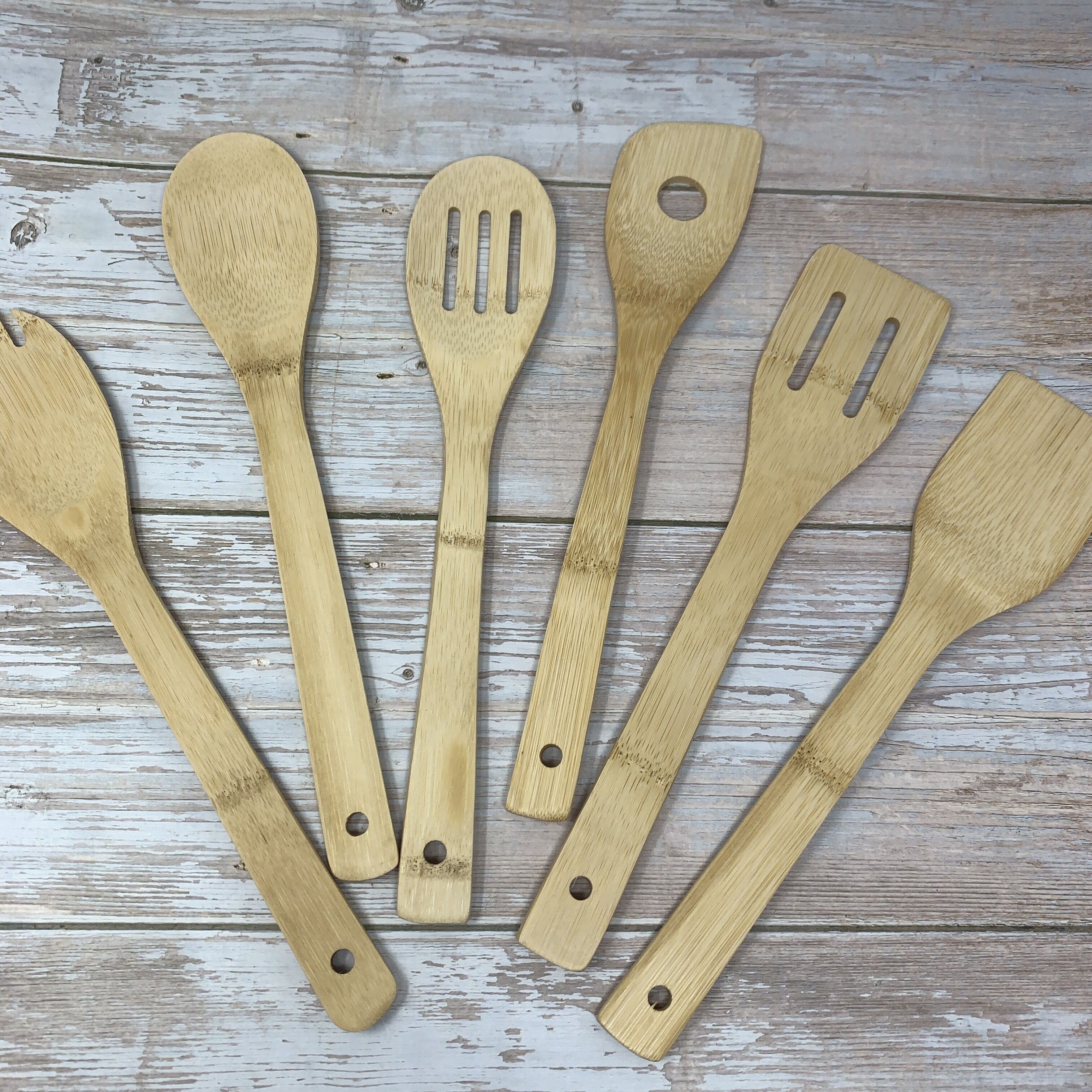 Buy wholesale Bamboo Kitchen Utensils Set