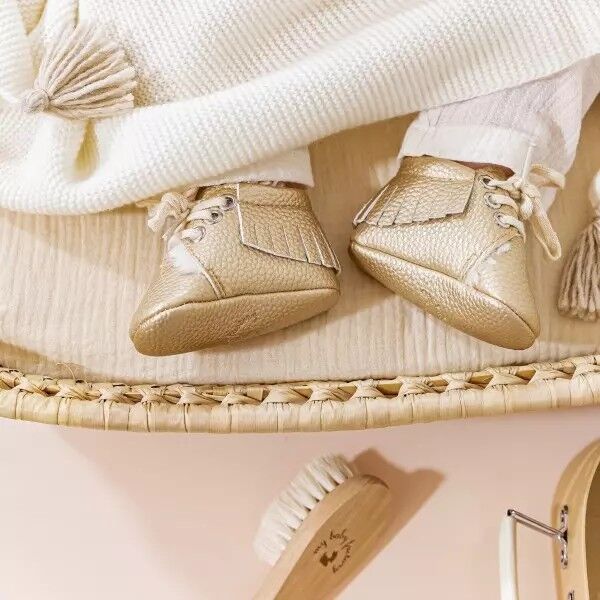 Achat Chaussons bébé Jack doré en gros