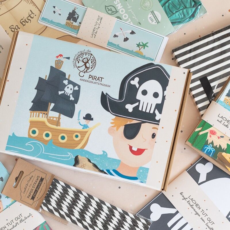 Buy wholesale Motto box children's birthday pirate