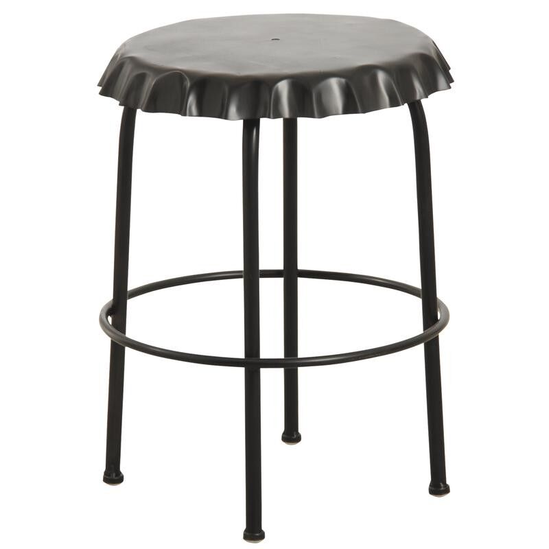 Buy wholesale Black metal capsule stool-NTB1690