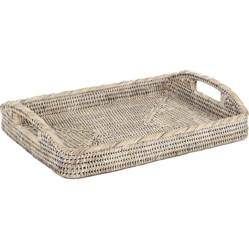 Buy wholesale White rattan tray-TPL2010