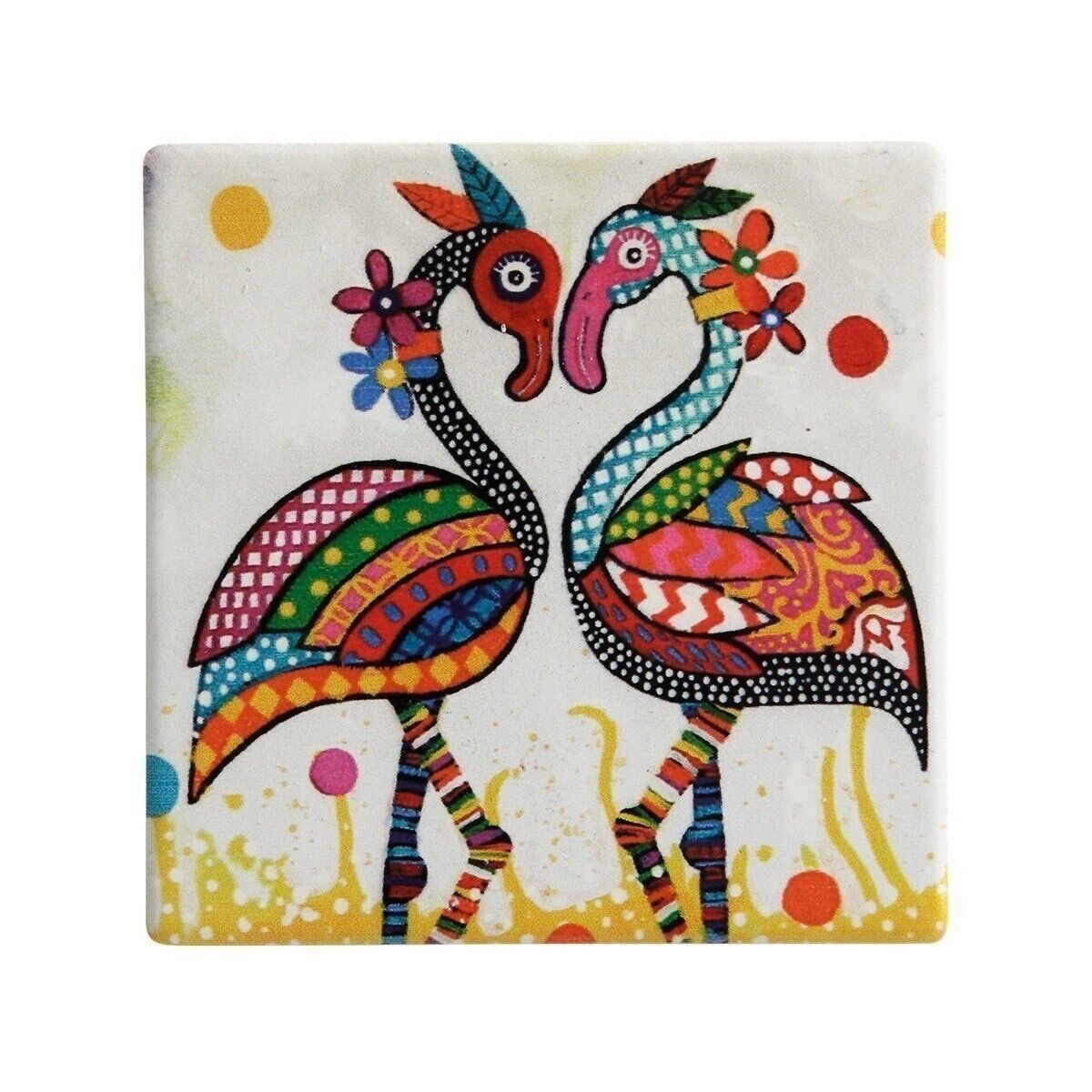 Achat SMILE STYLE FLAMAND Dessous de verre 9x9cm en gros