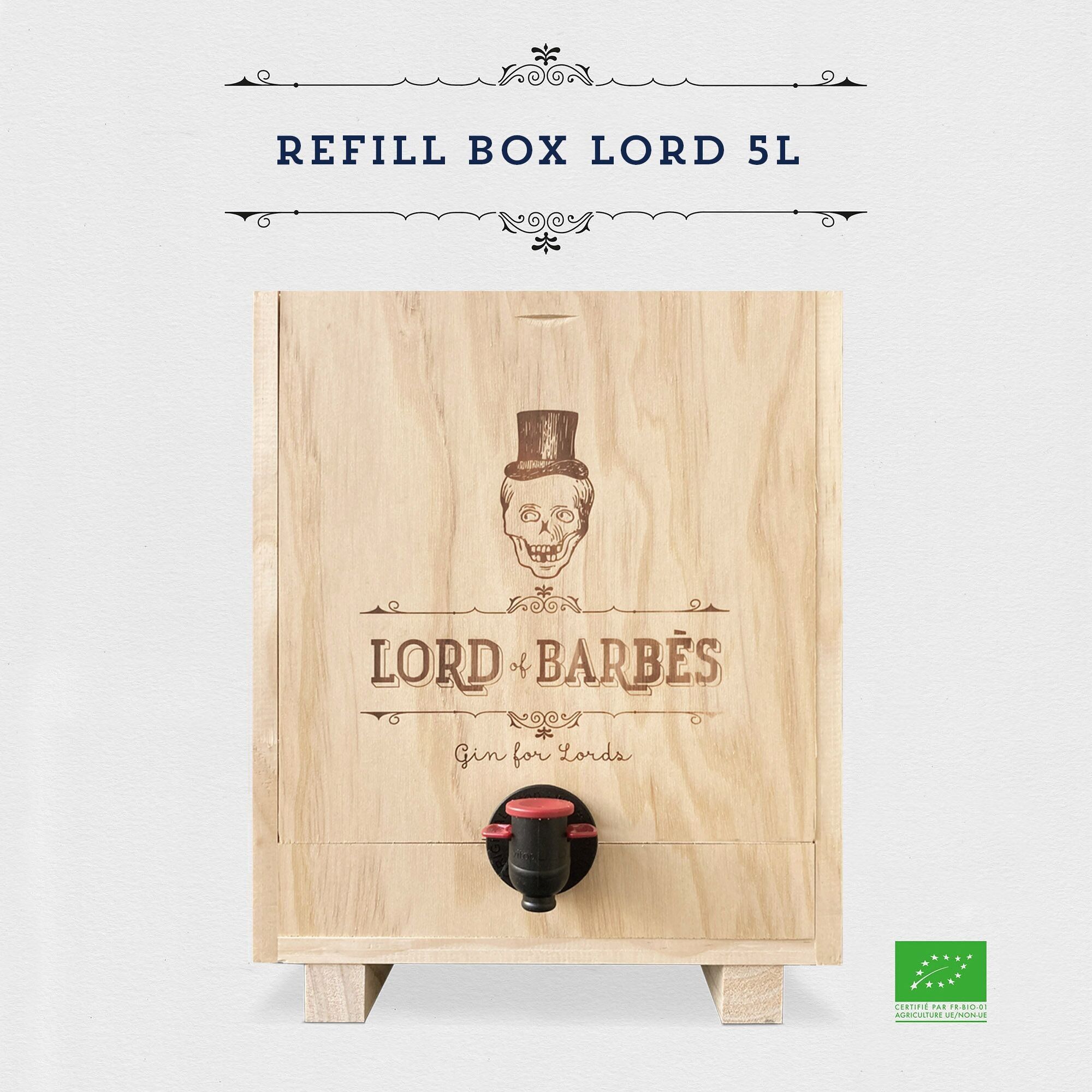 Buy wholesale Refill Box Gin Lord 5L