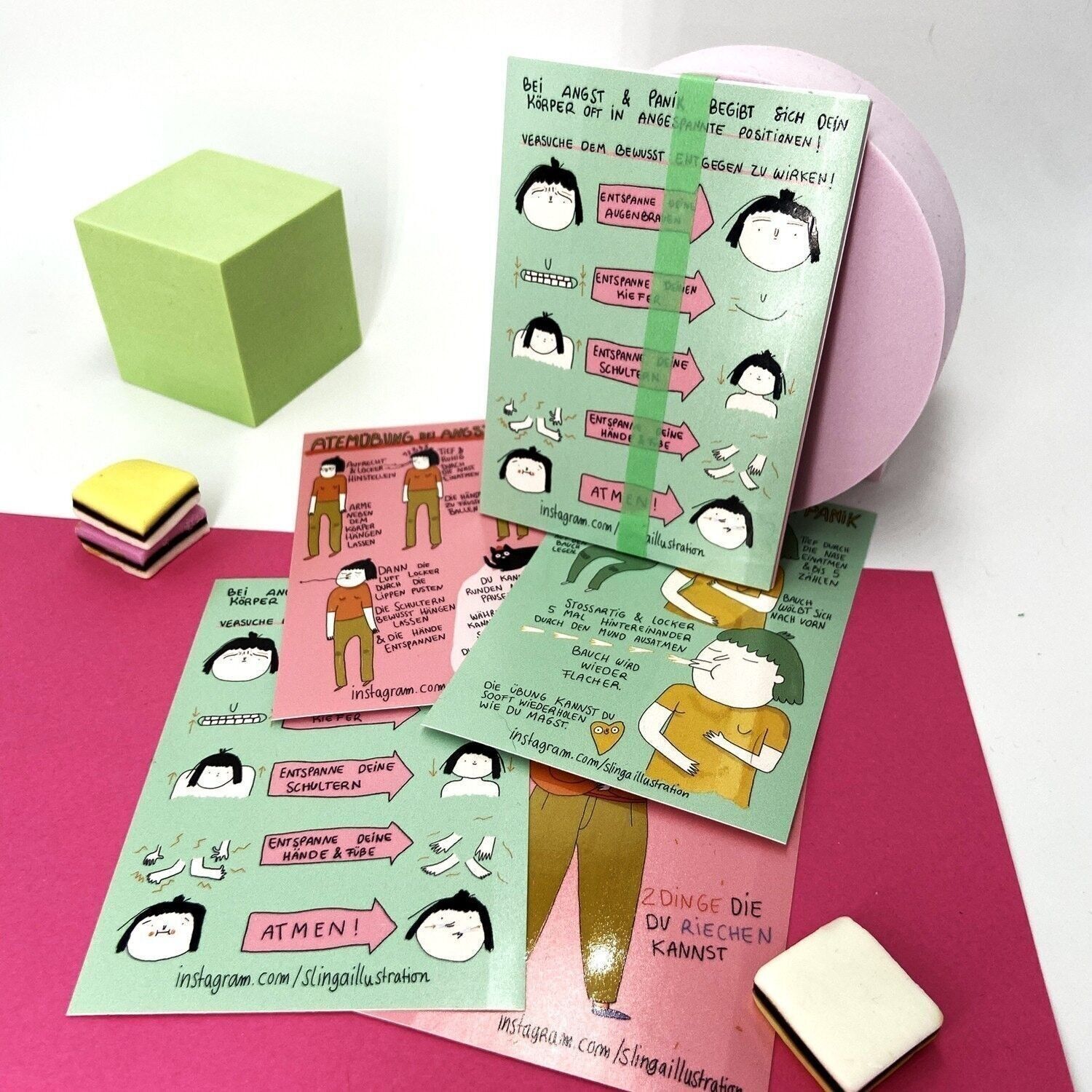 Buy wholesale Sticker set Fear&Panic | greeting card