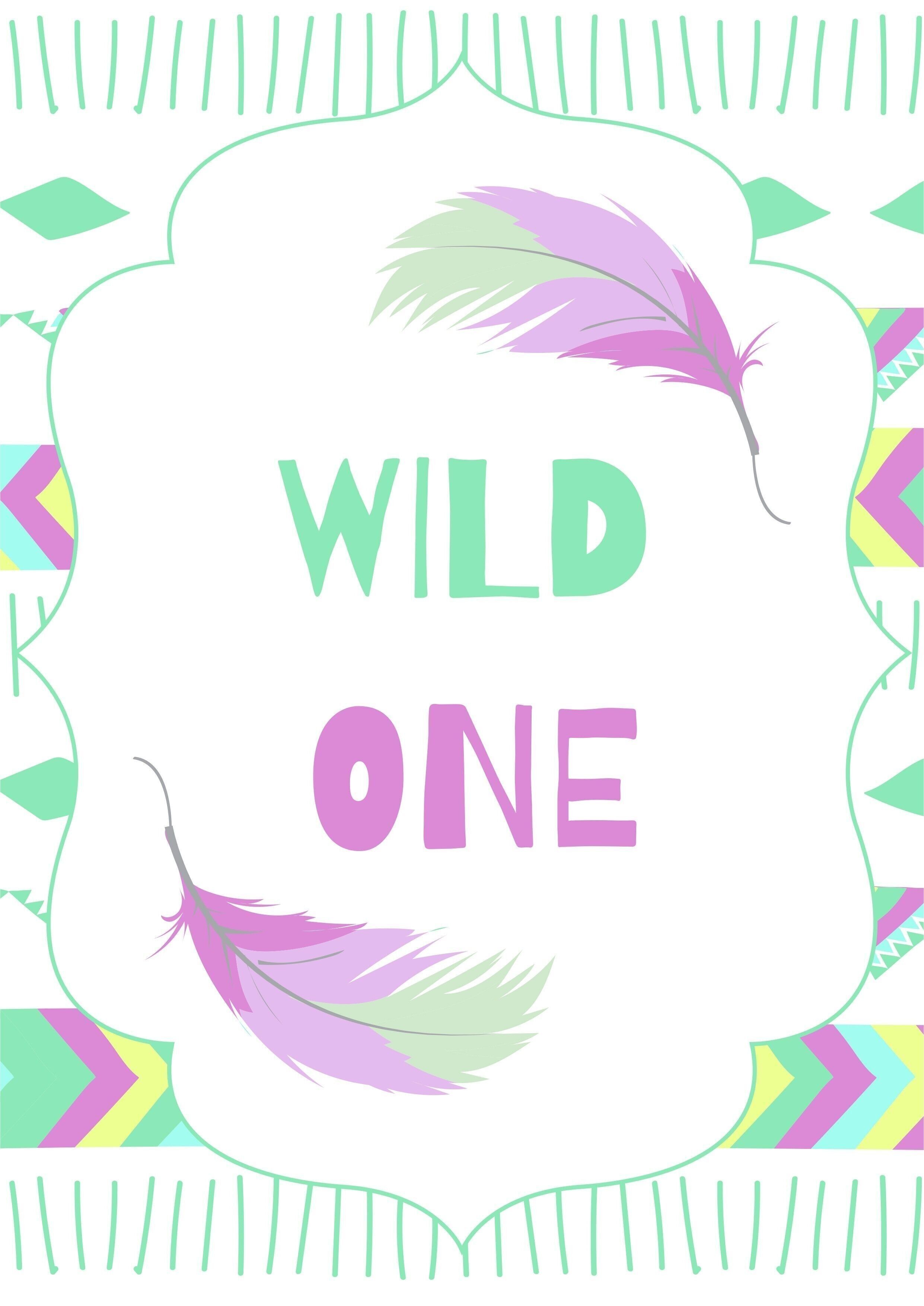 Buy wholesale Poster | Bohemian | Wild one Feathers | A3