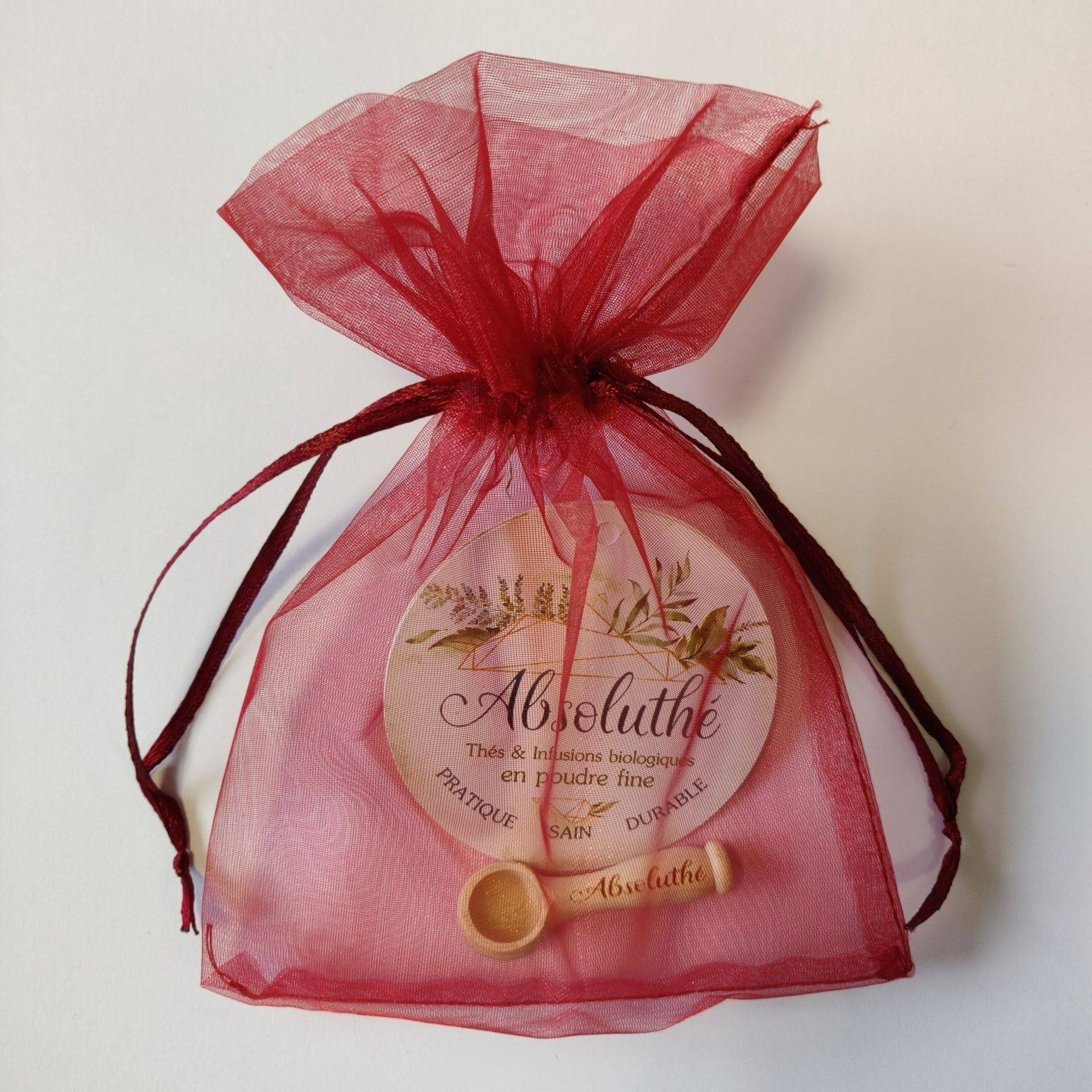 Buy wholesale Red bag + spoon + label for discovery assortment