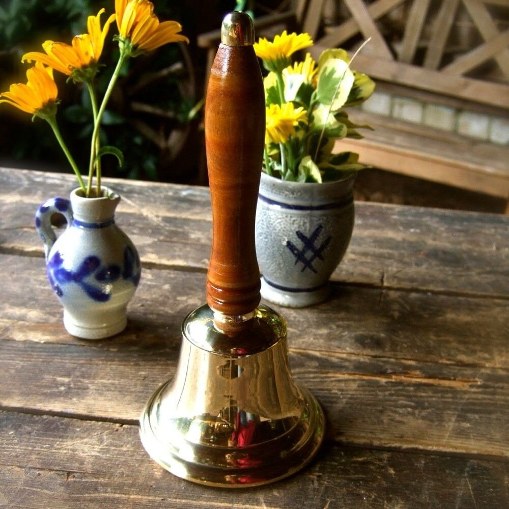 Buy wholesale Bell, school bell brass, bright ringing table bell, Christmas