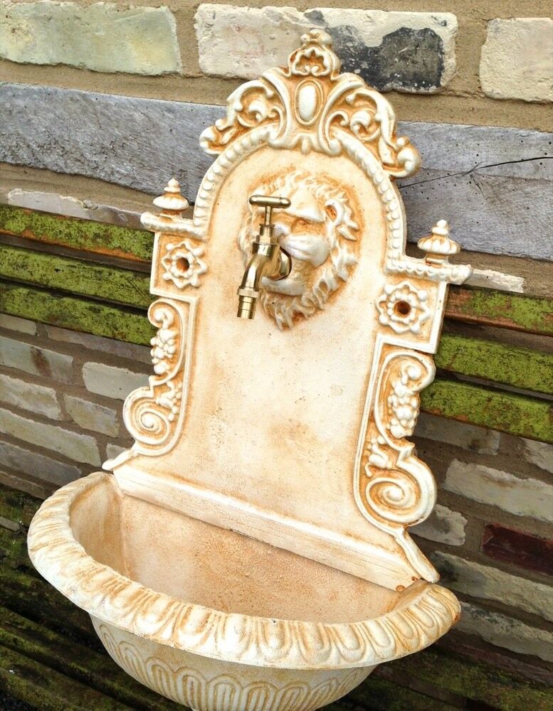 Buy wholesale Wall fountain Mediterranean lion, Italian water basin ...