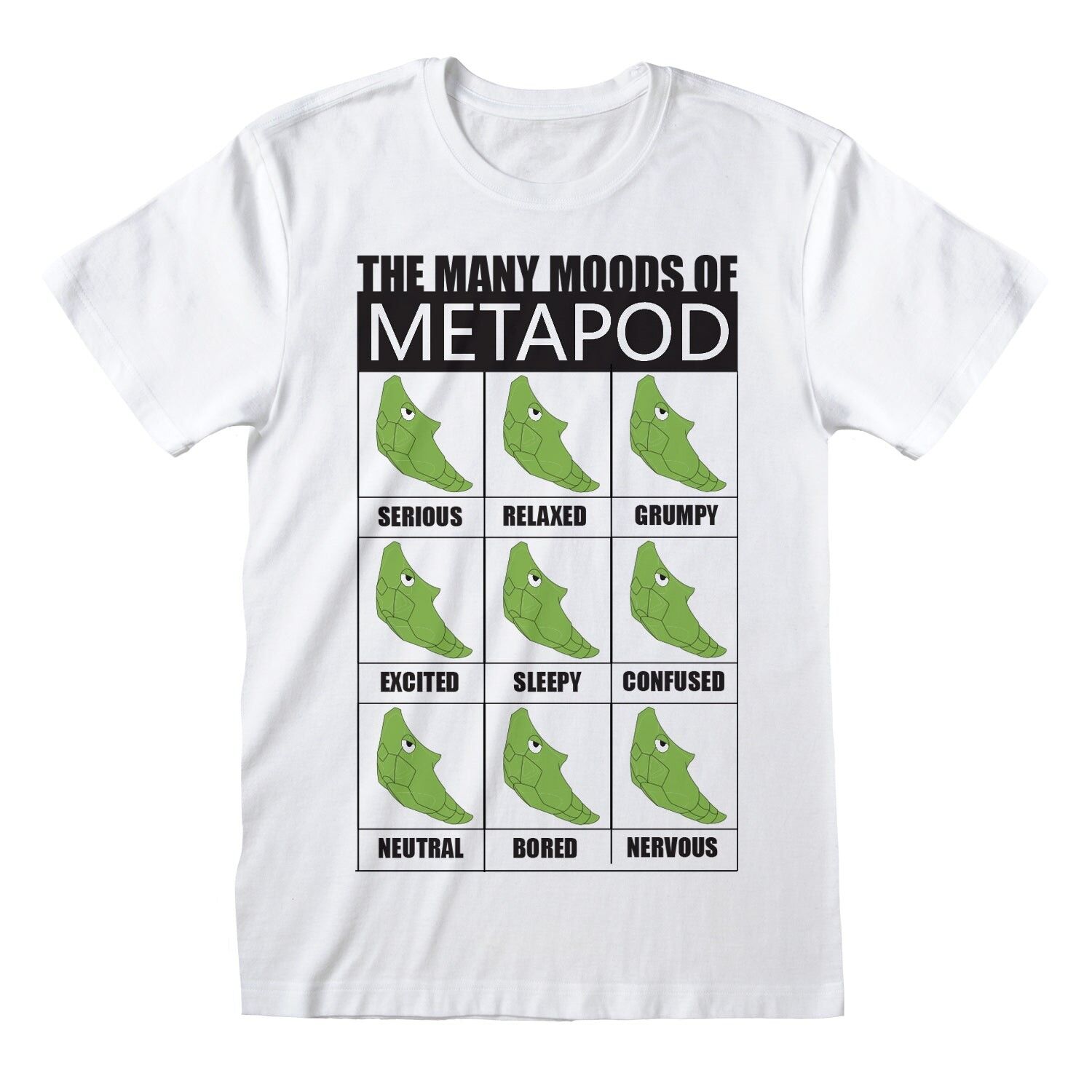 Achat Pokemon beaucoup d'humeurs de Metapod T-shirt unisexe en gros